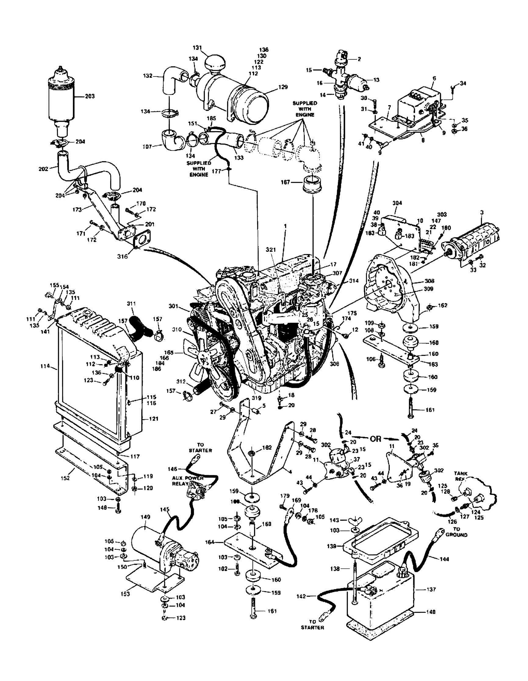 FIGURE 2 16. FORD LSG423 ENGINE INSTALLATIONS WITHOUT NOISE REDUCTION ...