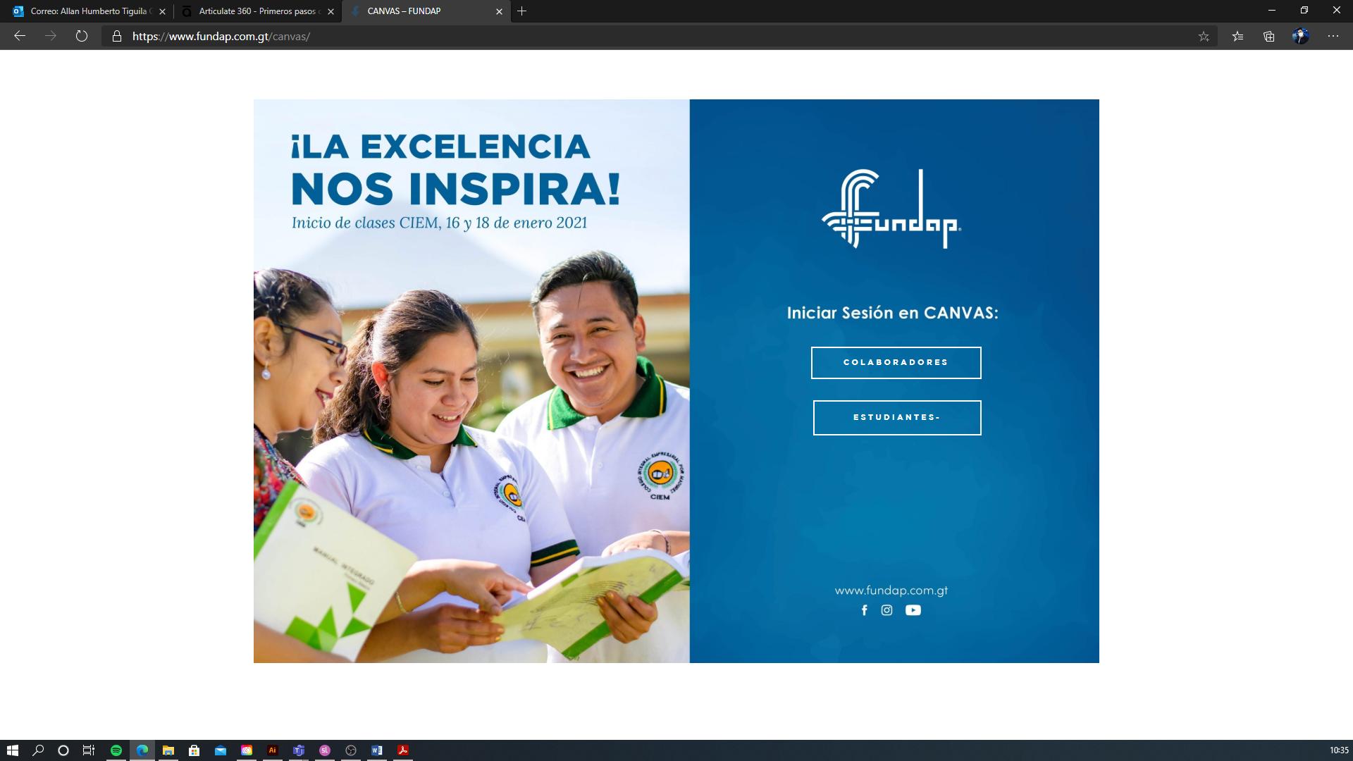 Acceso a la plataforma CANVAS - Issuu