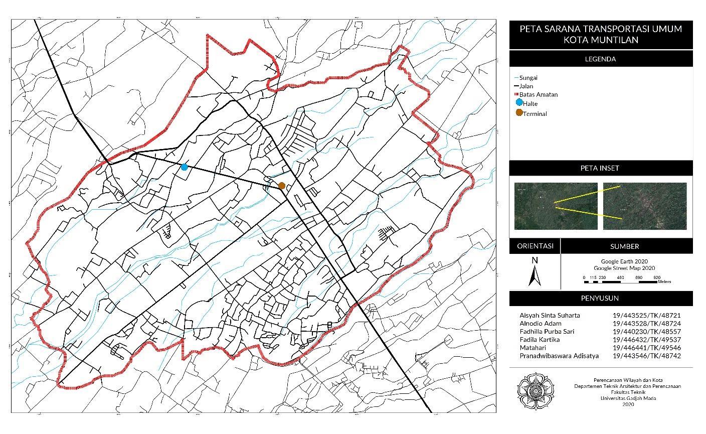 Peta 3. 8 Sarana Transportasi Umum Kota Muntilan - Issuu