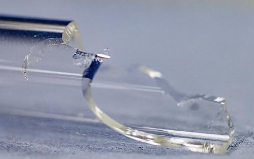 Broken Glass Test Tube