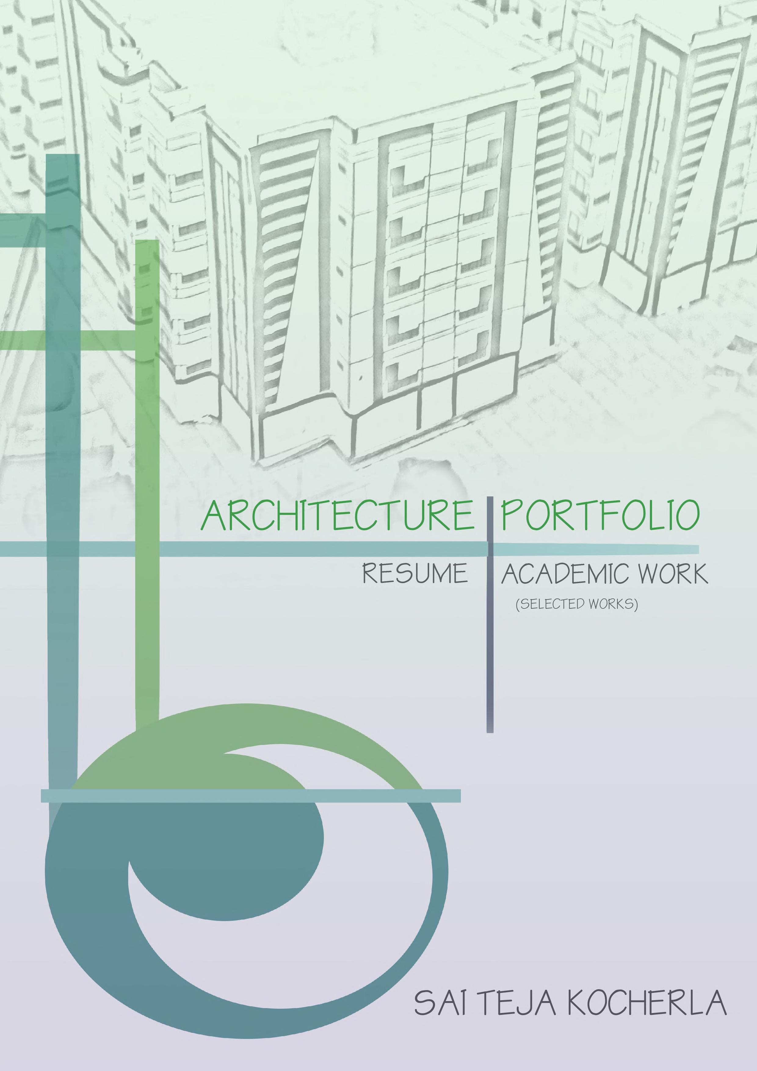 Architectural Portfolio - Sai Teja Kocherla by Sai Teja Kocherla - Issuu