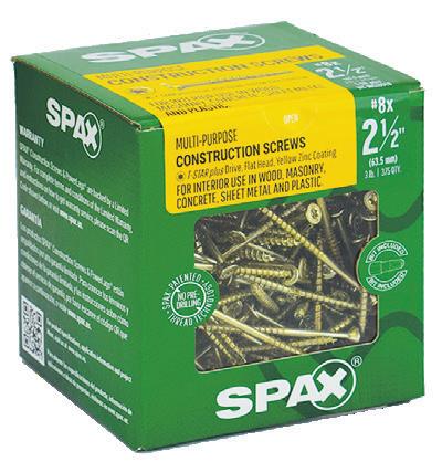 SPAX Product Guide / Catalog | Construction Screws, Fasteners, and ...