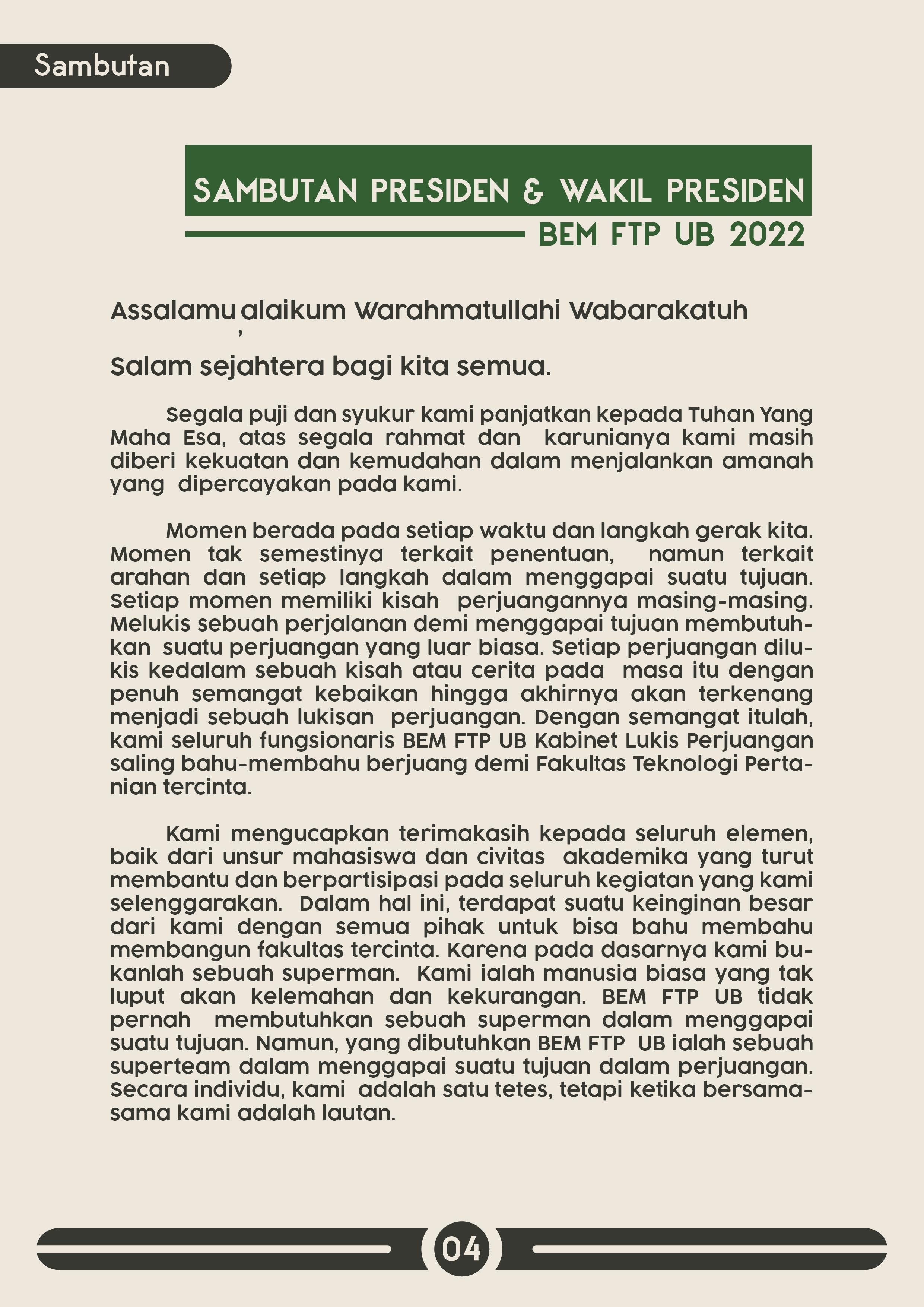 BEM E-MAGZ Vol. 1 | Kabinet Lukis Perjuangan BEM FTP UB 2022 by BEM FTP ...