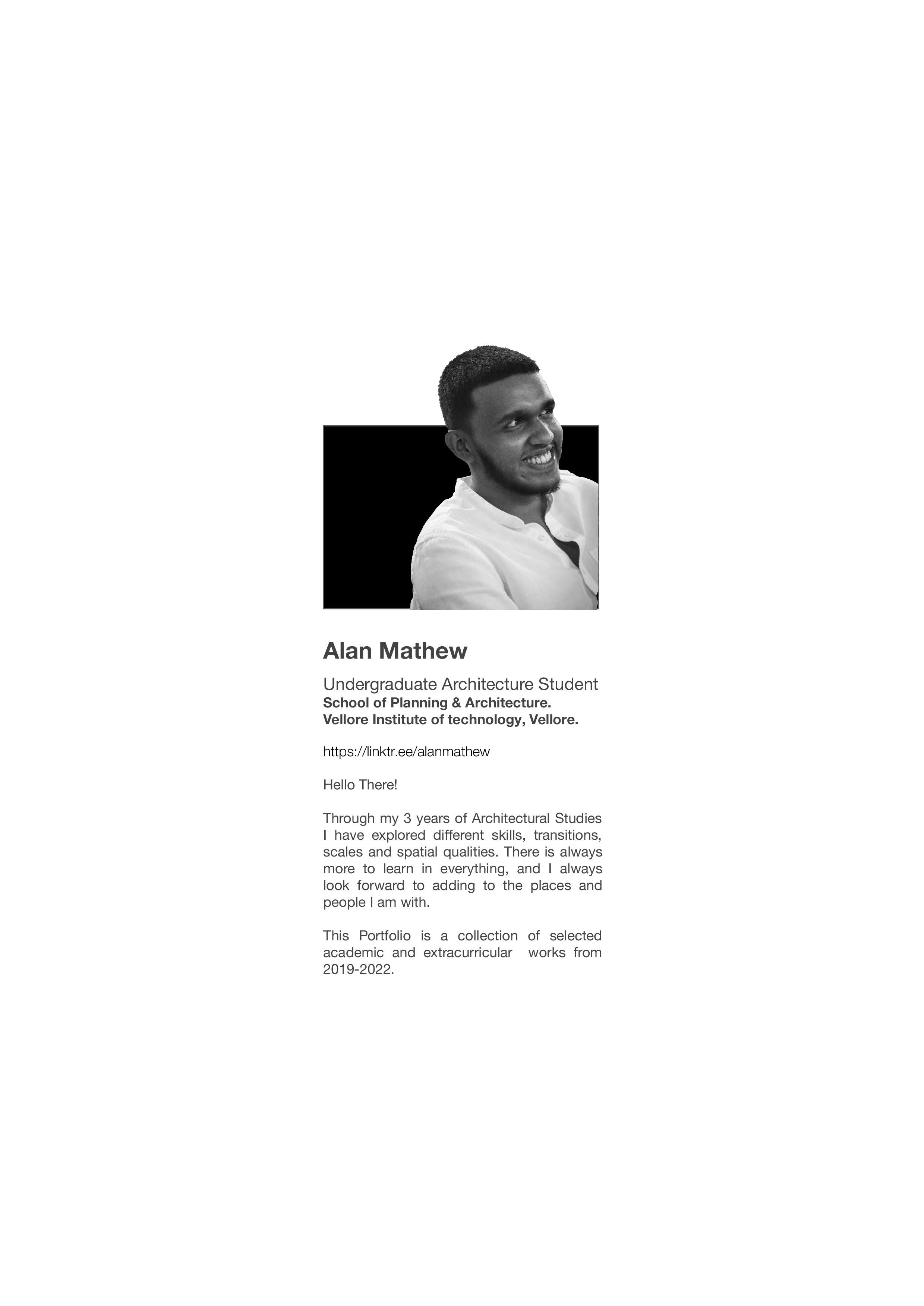 Portfolio | Alan Mathew | 2019-2022 by Alan Mathew - Issuu
