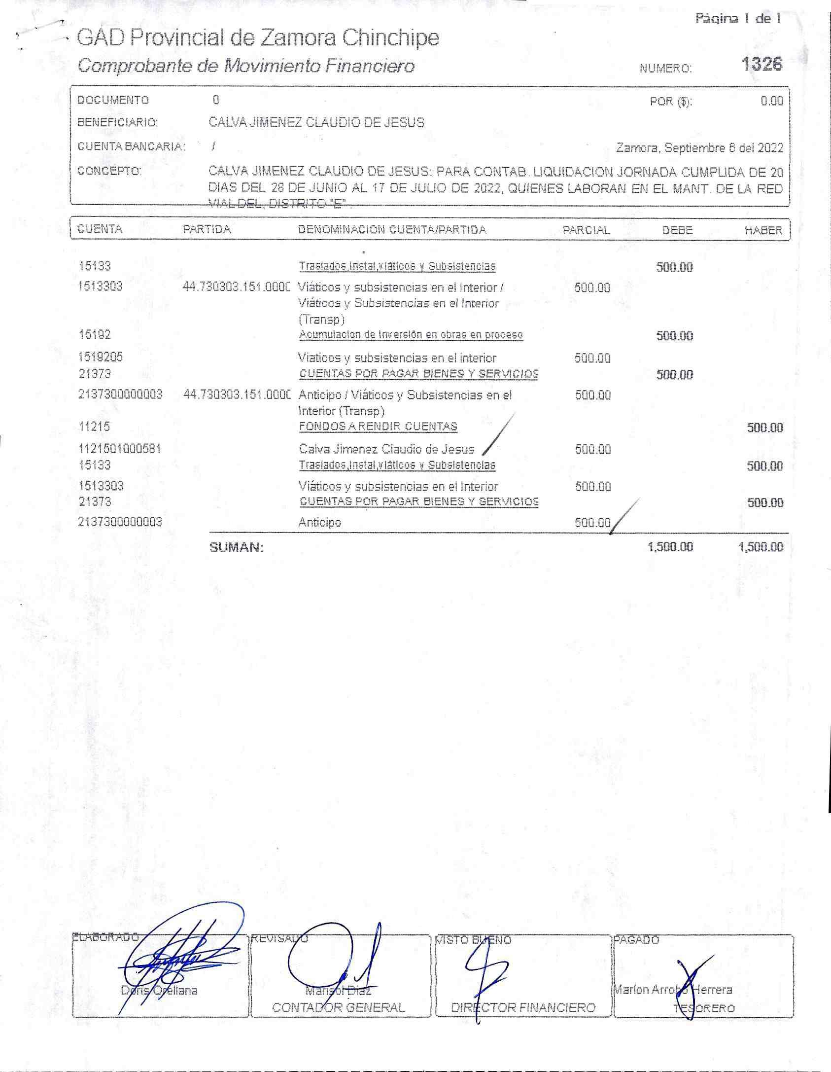 CALVA JIMENEZ CLAUDIO DE JESUS SEPTIMBRE DEL 2022 M F 1326.PDF by ...