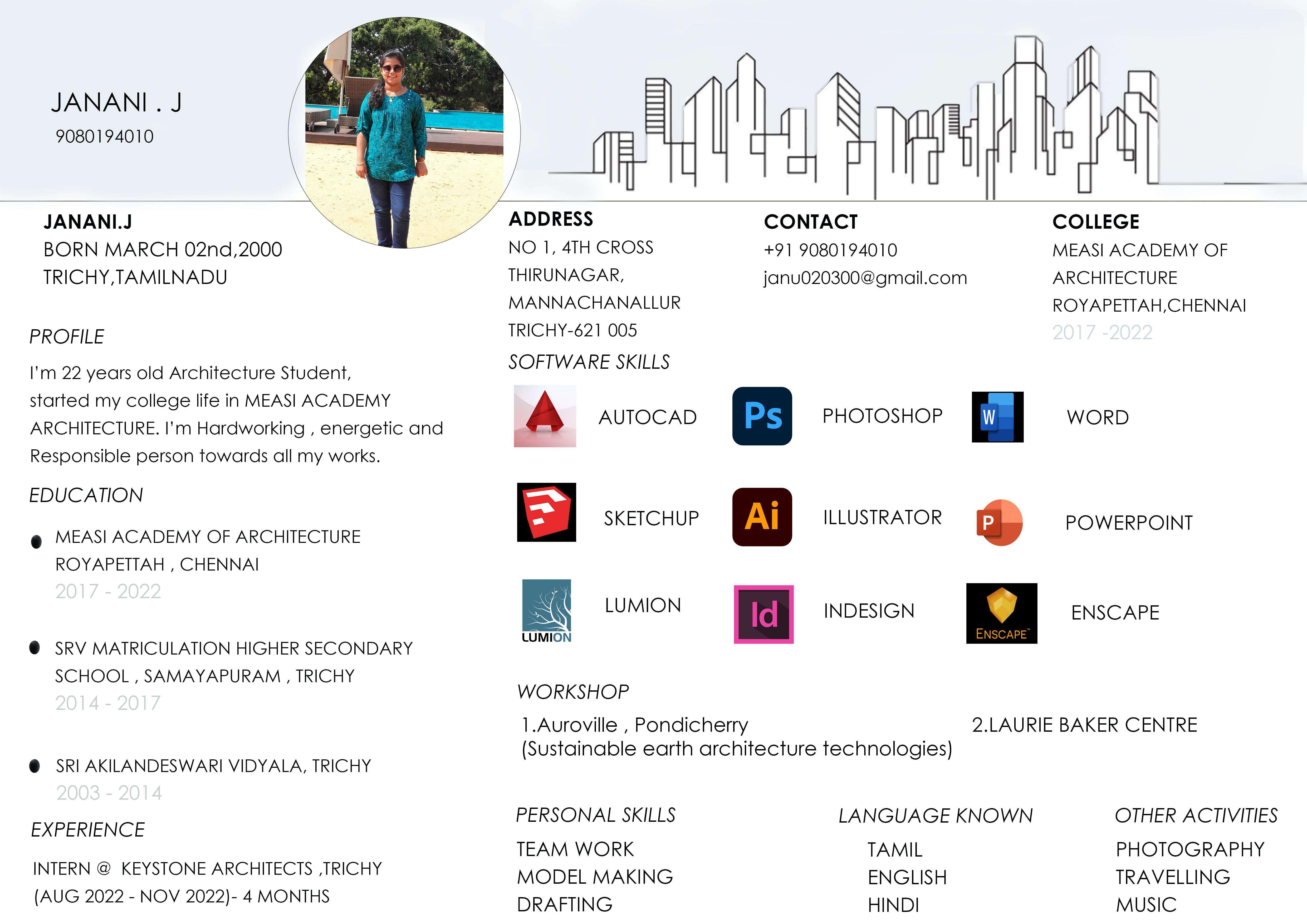 ARCHITECTURE PORTFOLIO by Janani Jaganathan - Issuu