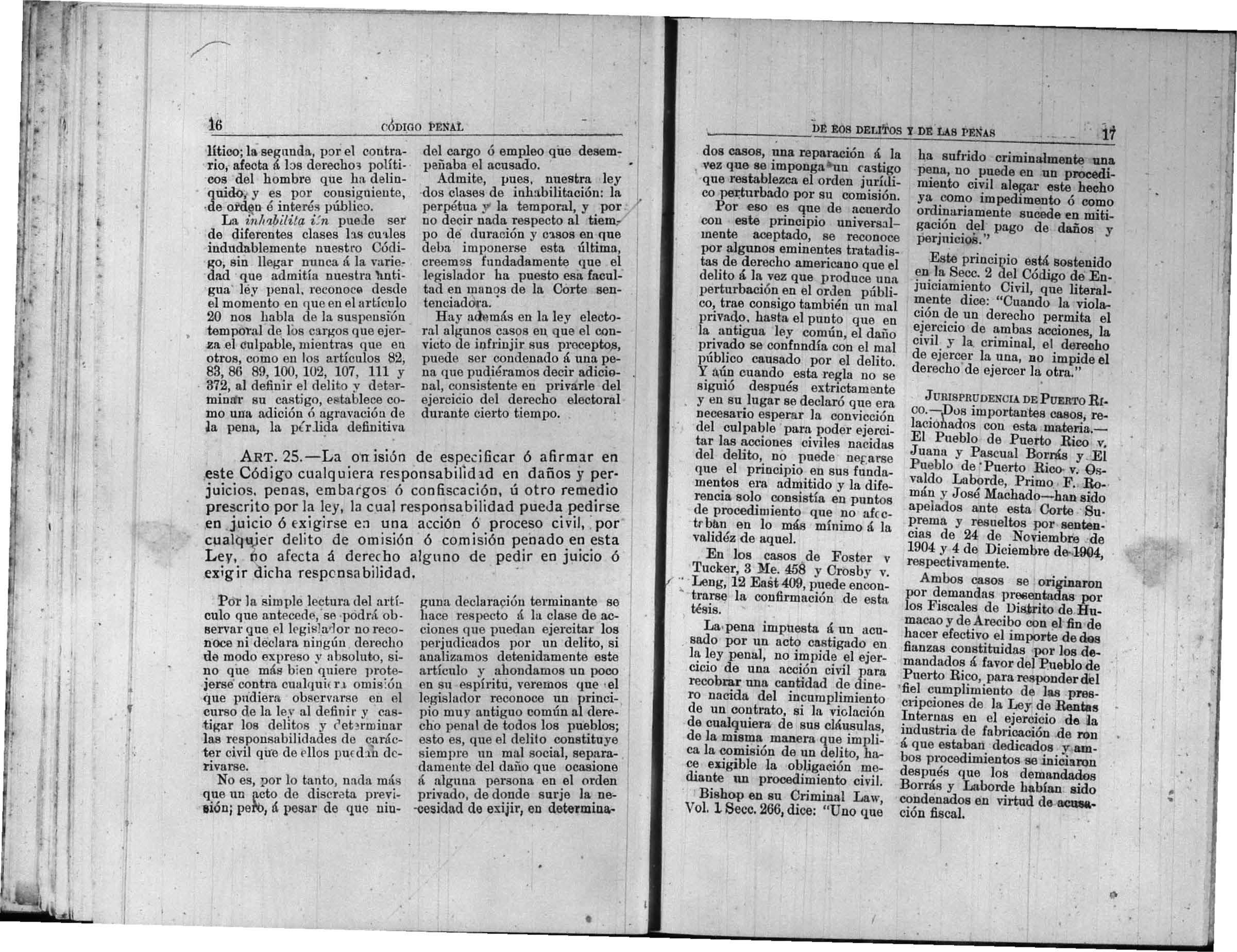 Código penal de Puerto Rico (1907) by La Colección Puertorriqueña - Issuu