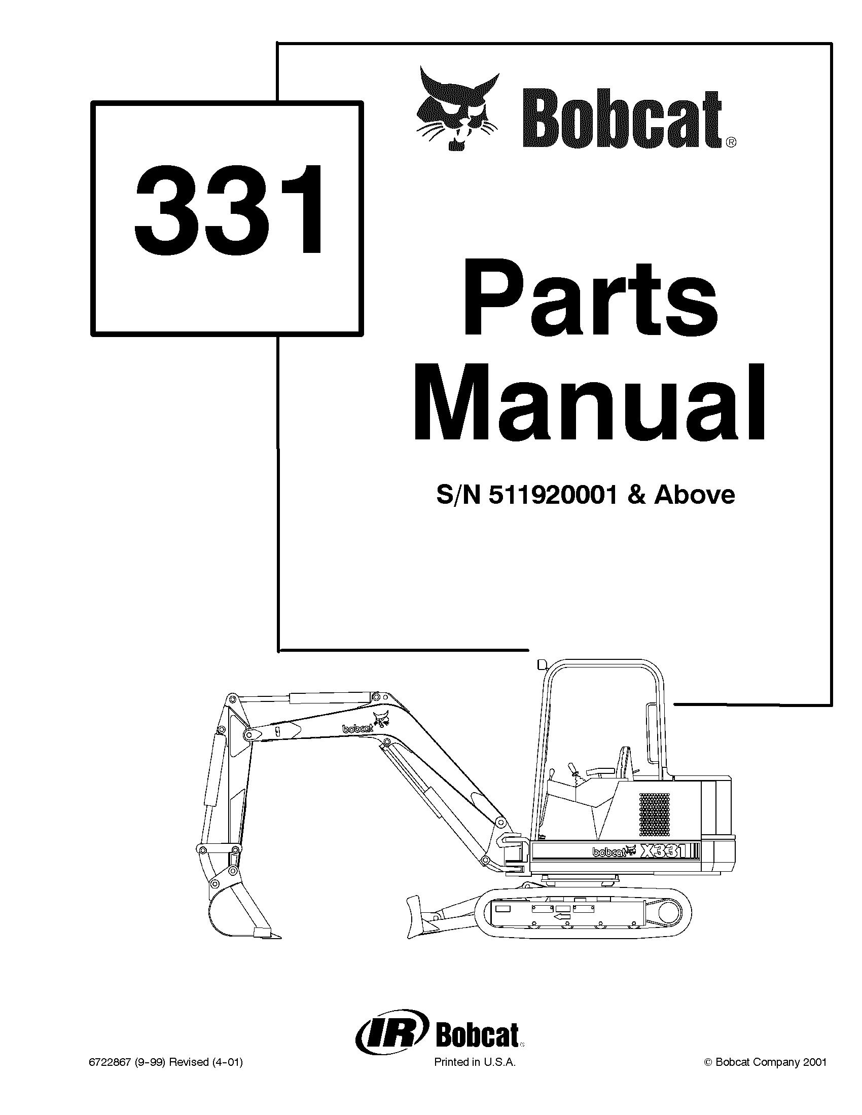 Bobcat 331 Parts For Repair