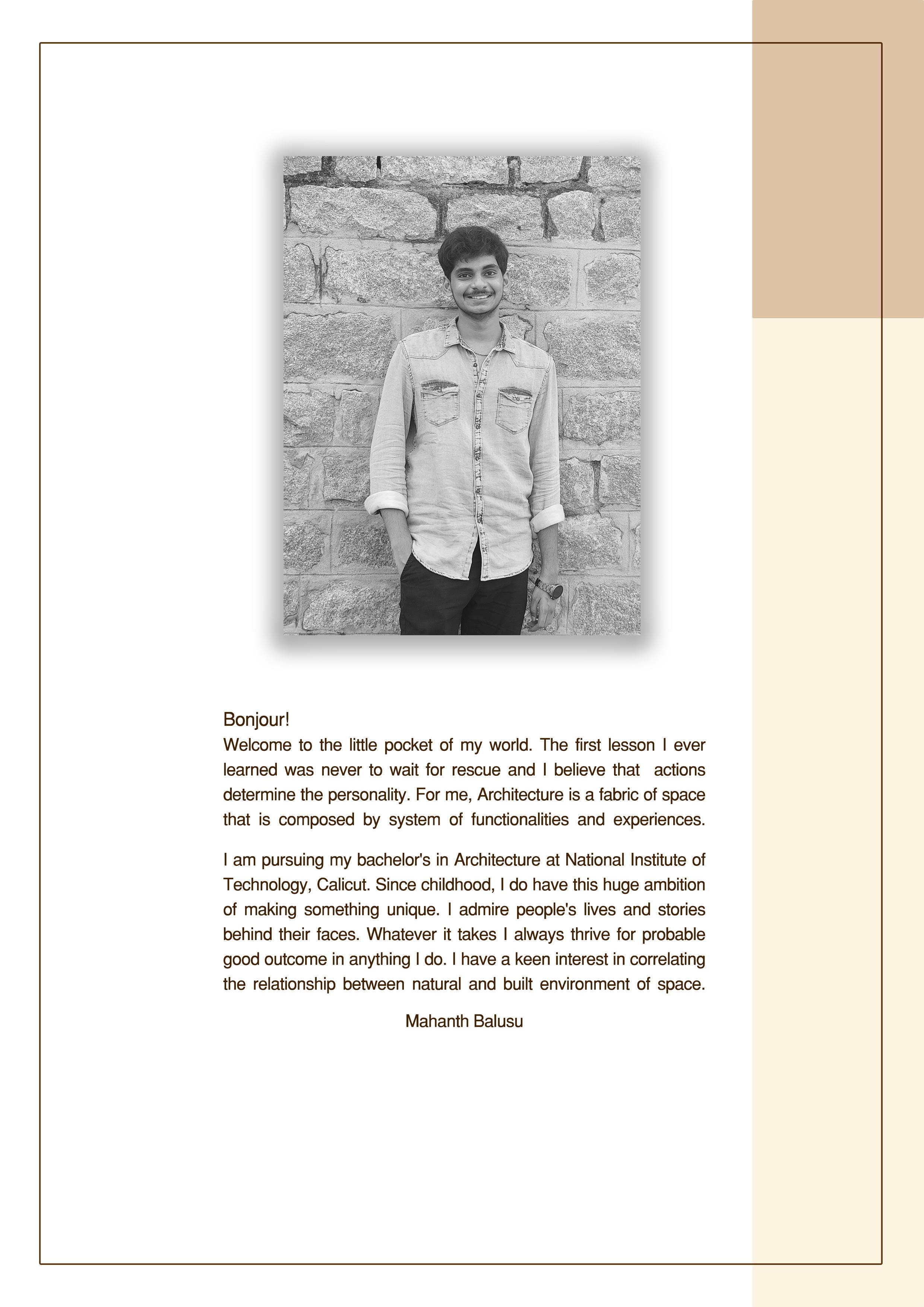 Architectural Portfolio 2019-22 | Mahanth Balusu by Mahanth Balusu - Issuu