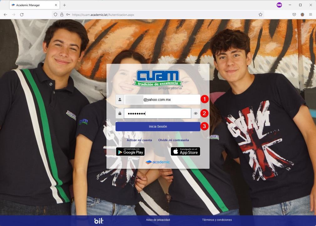Manual de registro y acceso a la plataforma Academic Padres de Familia ...