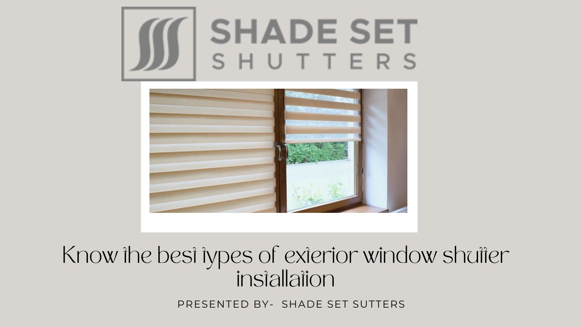 Know the Best Types of Exterior Windows Installation by Racontor - Issuu