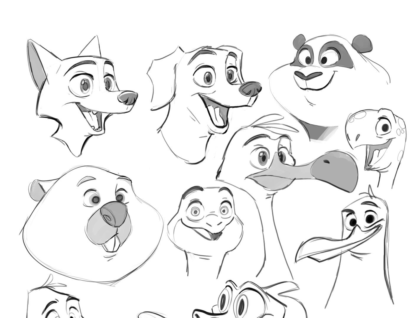 How To Draw Disney Style Animals