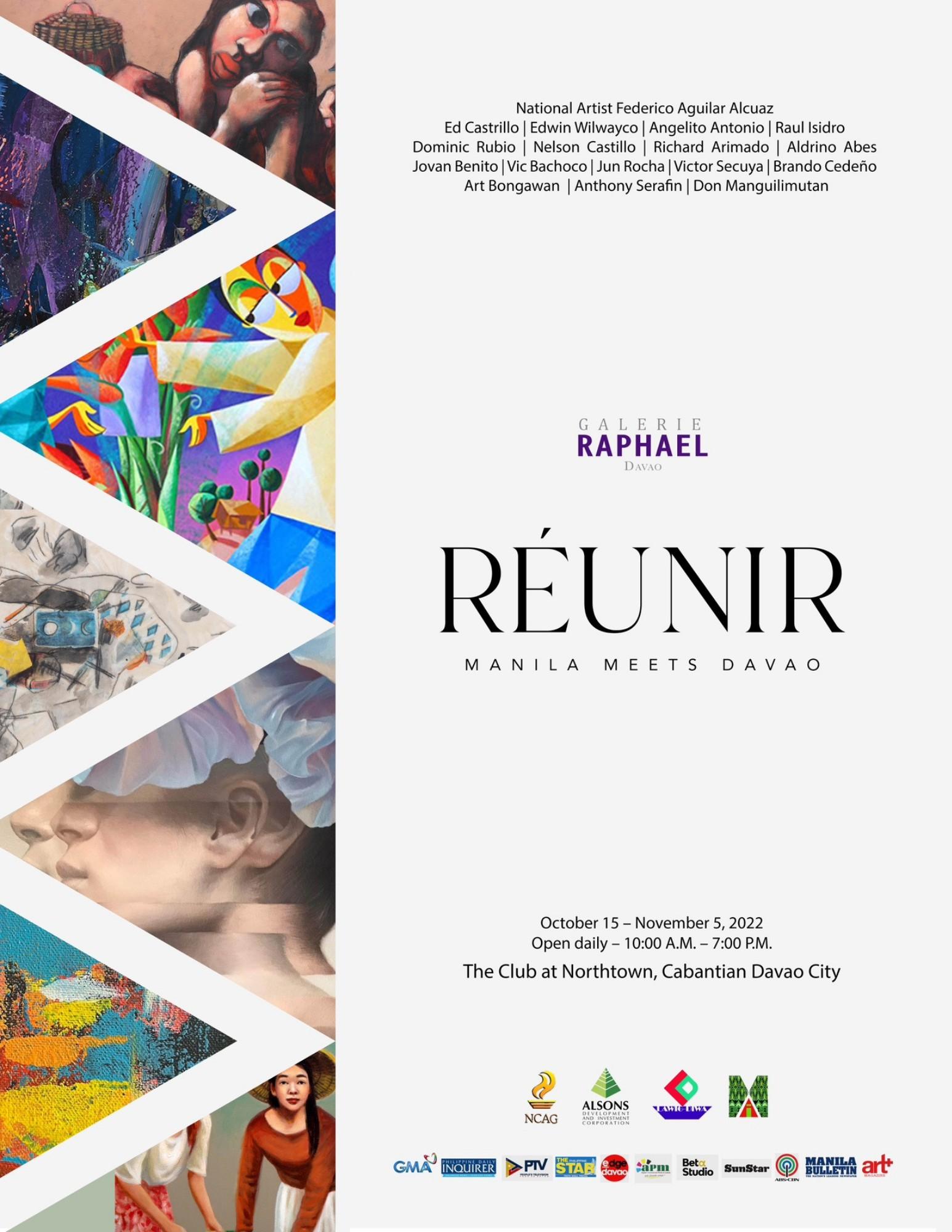 RÉUNIR : MANILA MEETS DAVAO by Galerie Raphael Davao - Issuu