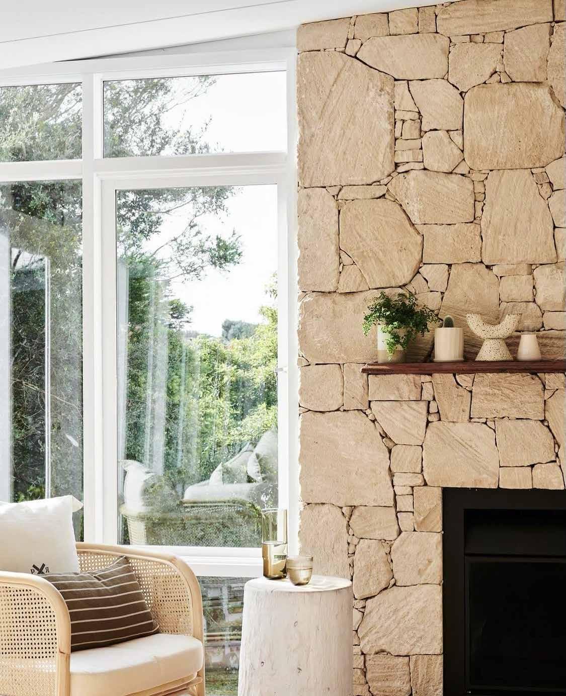 Limestone Wall Interior