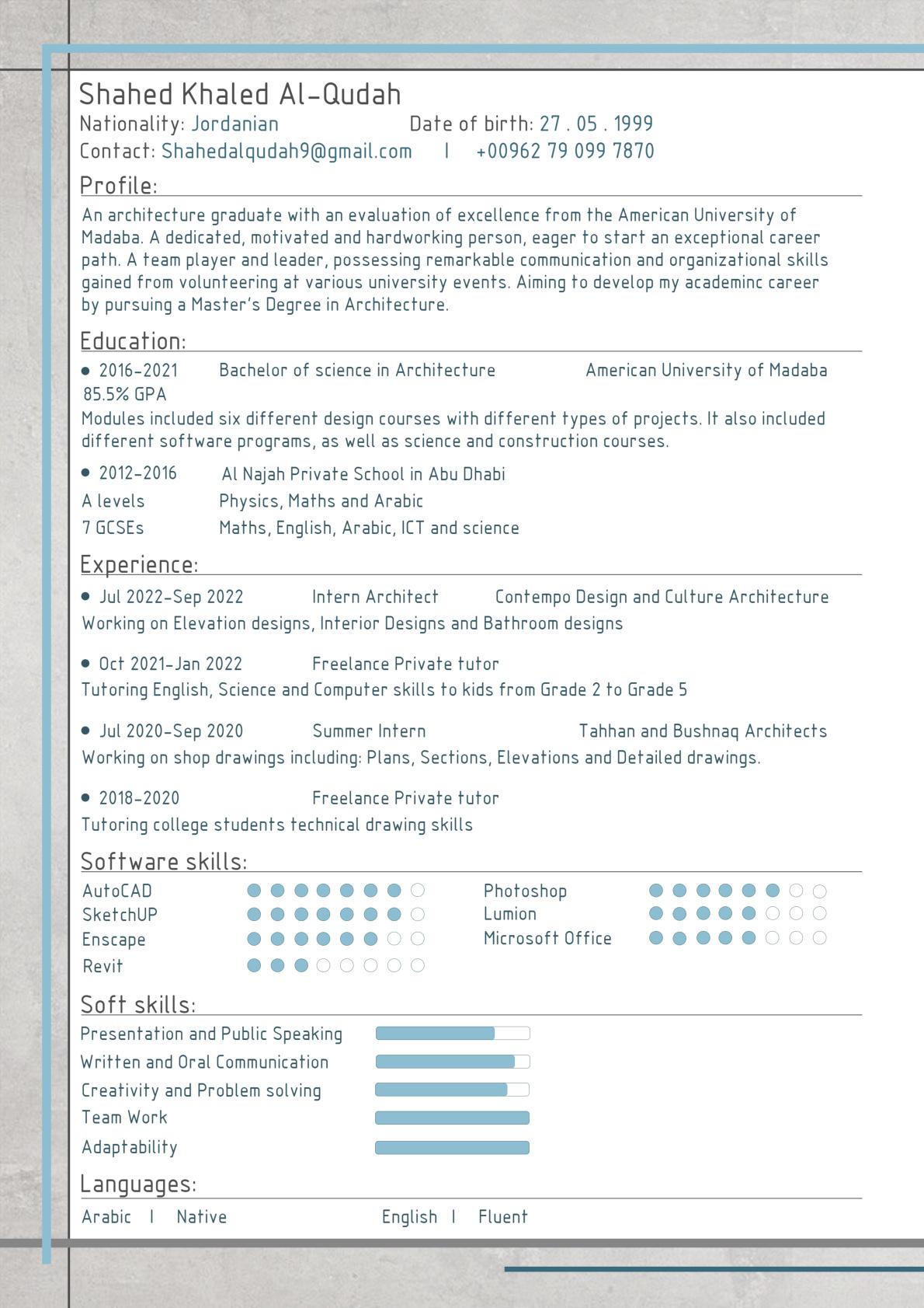 SHAHED MSc PORTFOLIO by Shahed Khaled Alqudah - Issuu