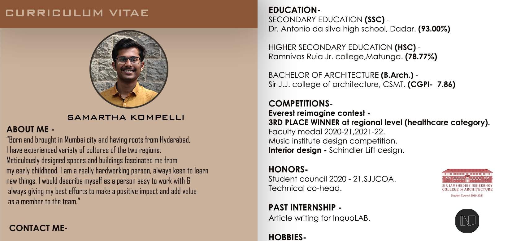 ARCHITECTURAL PORTFOLIO by SAMARTHA KOMPELLI - Issuu