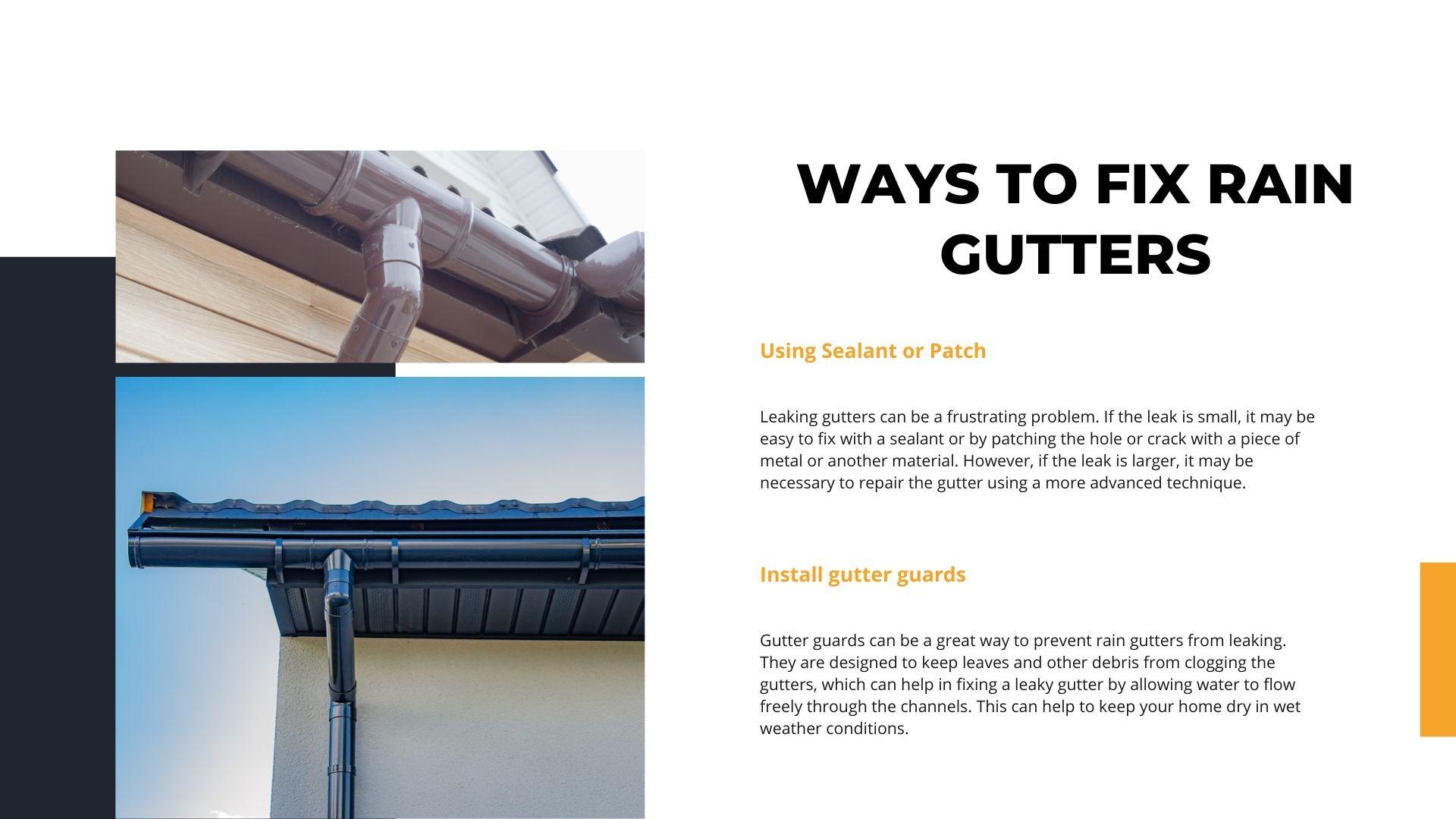 How to Fix Leaking Rain Gutters? by Amelia Lauren - Issuu