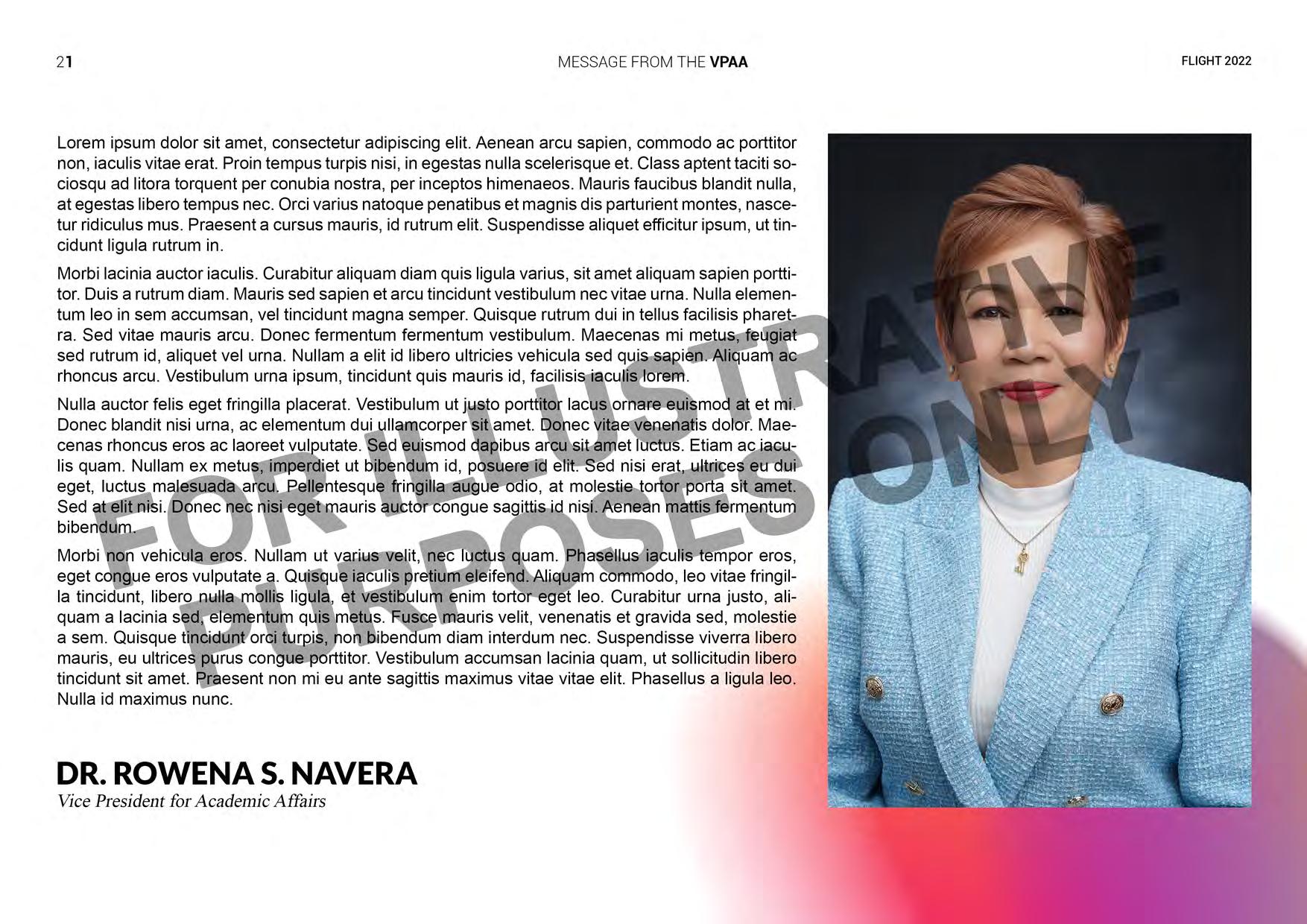 FLIGHT 2022 SAMPLE YEARBOOK by Graduating Class Officers - Issuu