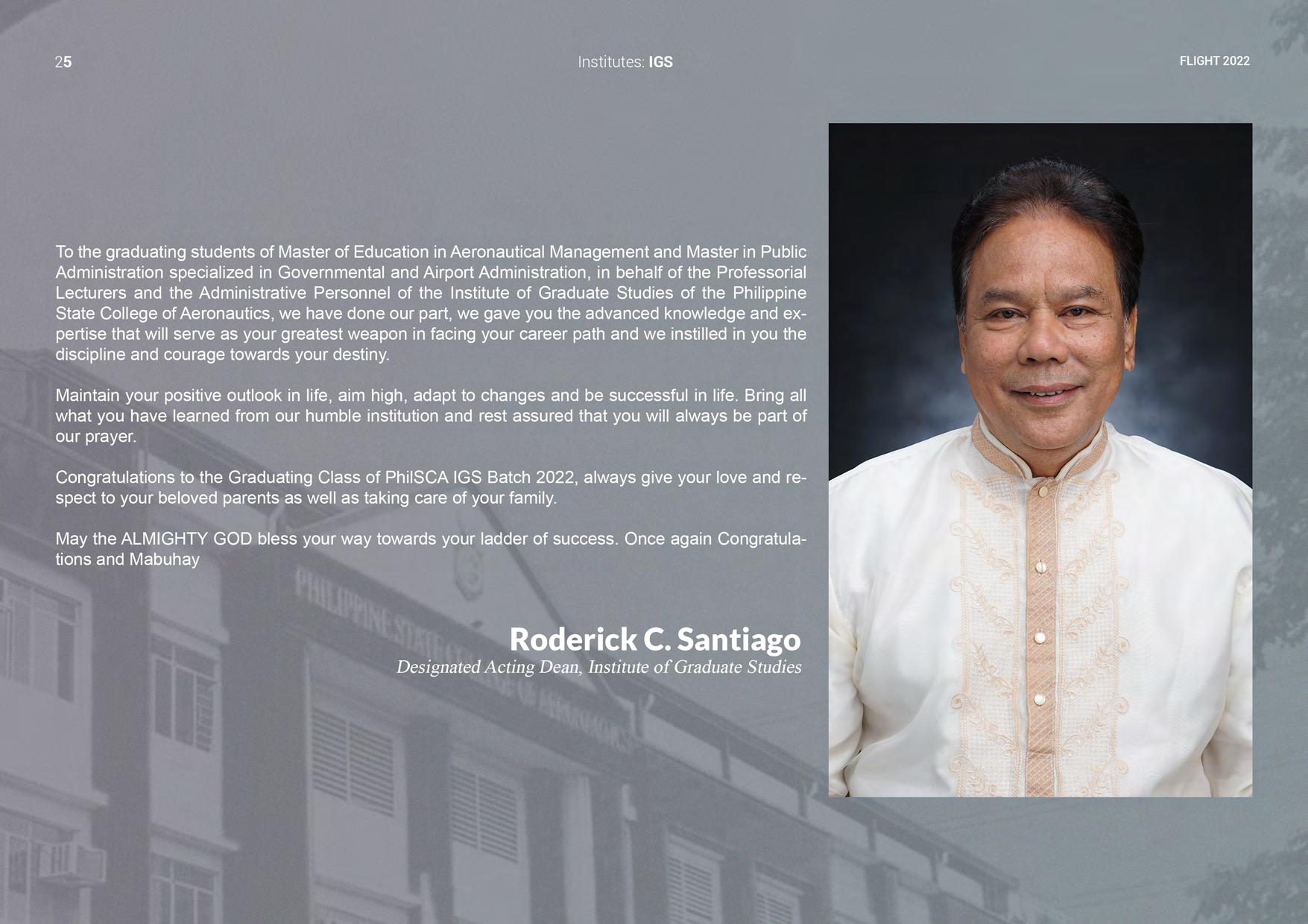 FLIGHT 2022 SAMPLE YEARBOOK by Graduating Class Officers - Issuu
