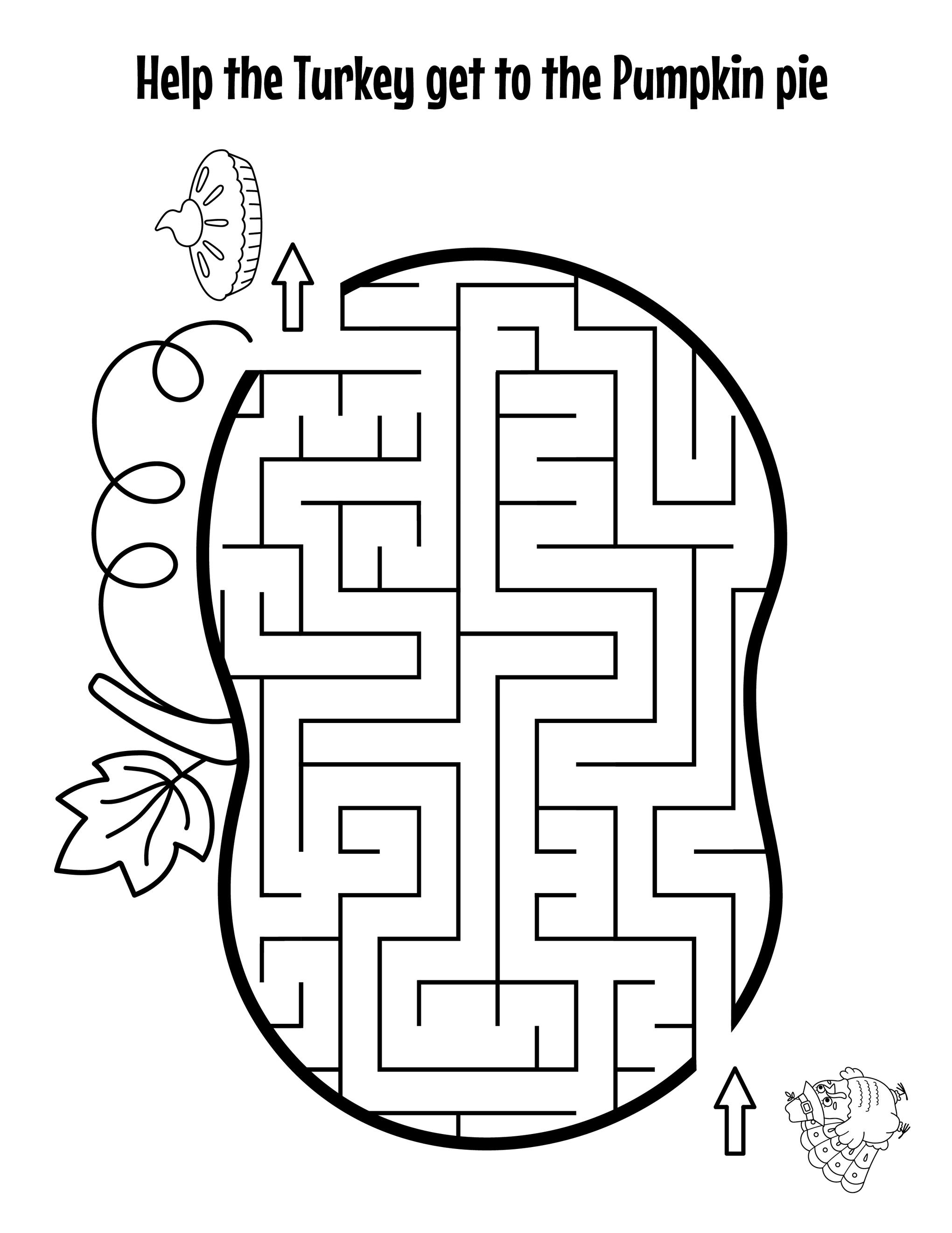 Thanksgiving Printable Coloring Activity Book by Raz & Indie - Issuu