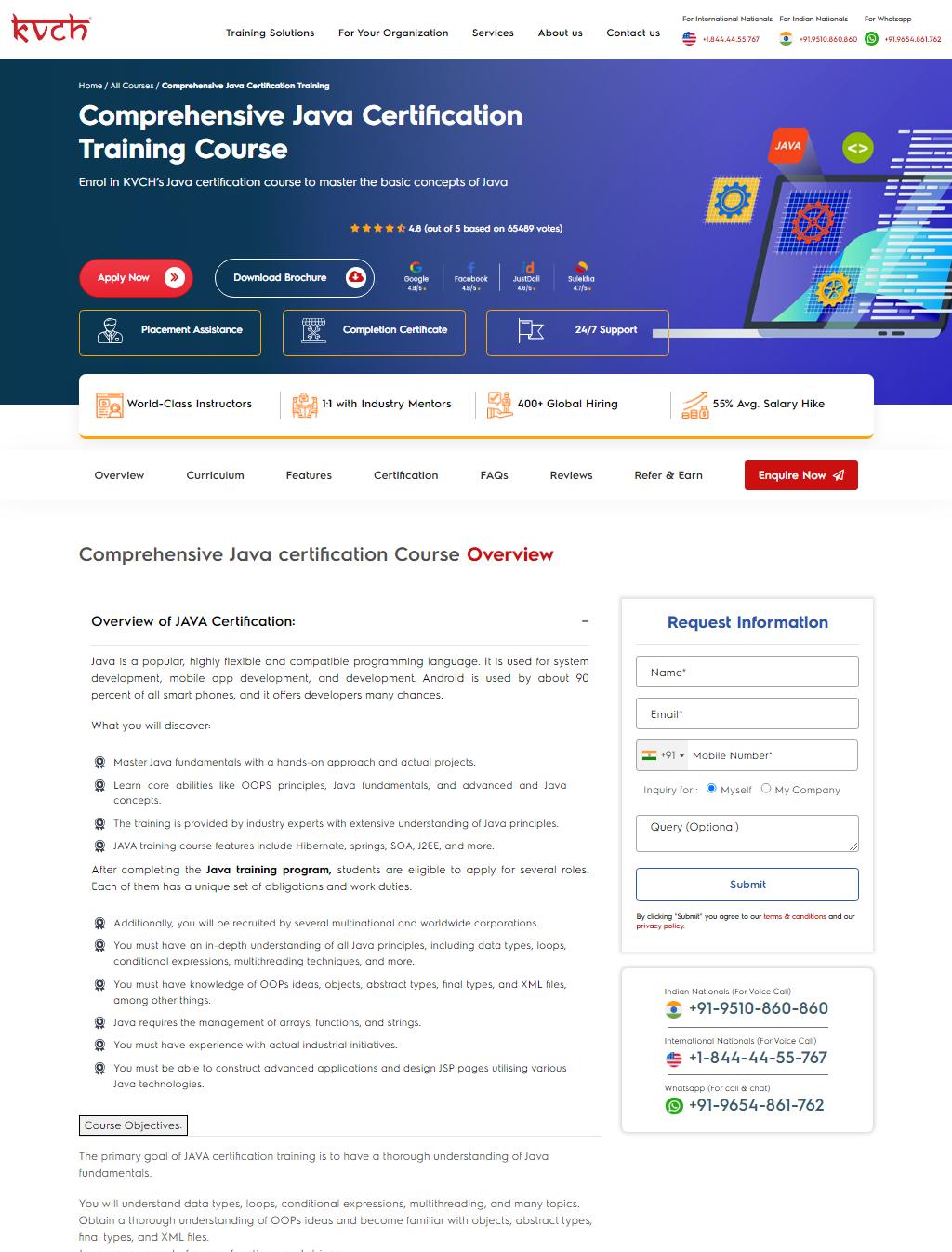 Comprehensive Java Certification | Java Training Course -KVCH by Ayush ... Comprehensive Java Certification | Java Training Course -KVCH by Ayush ...