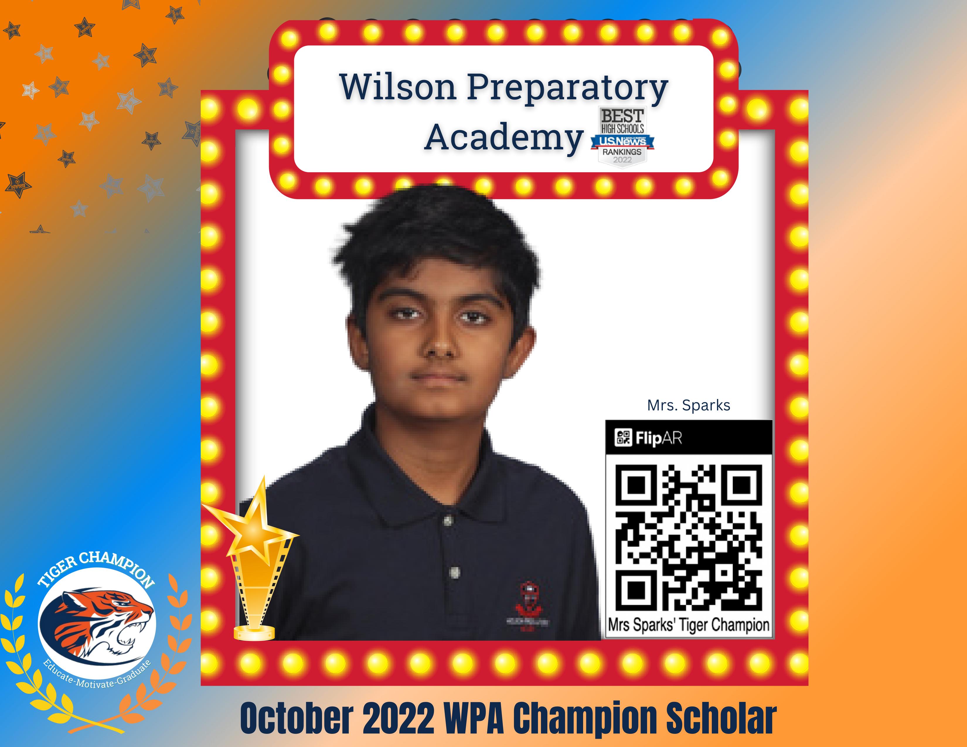 Wilson Prep October 2022 Champs by Randall Sampson - Issuu