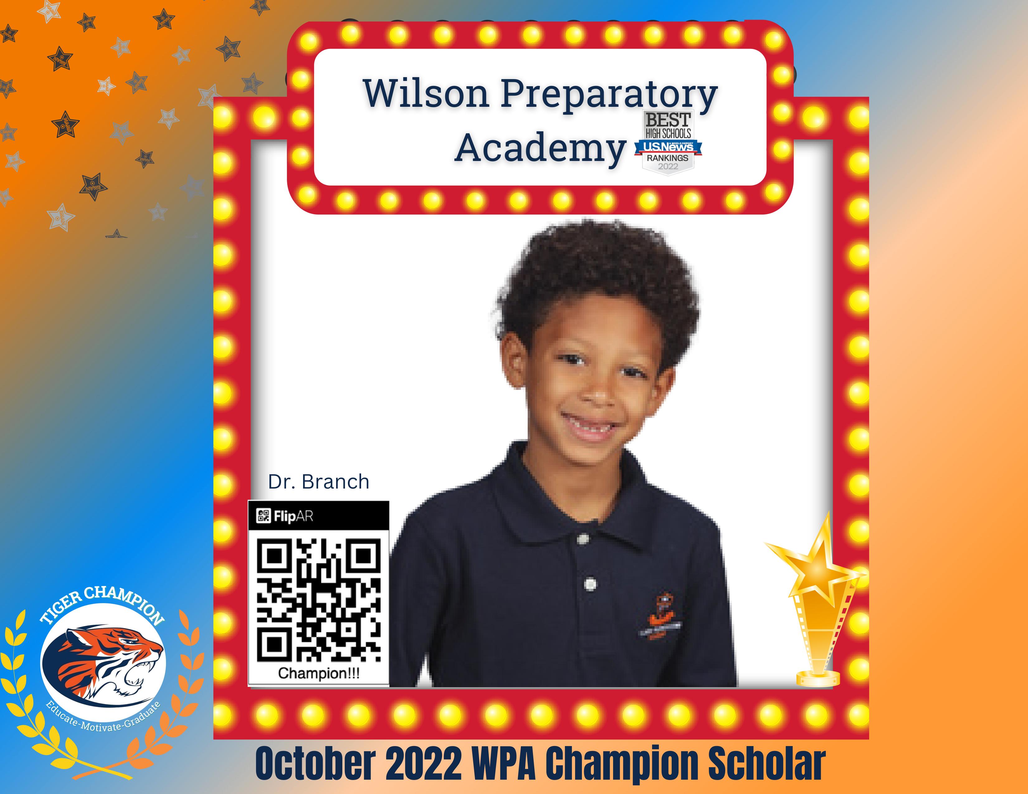 Wilson Prep October 2022 Champs by Randall Sampson - Issuu
