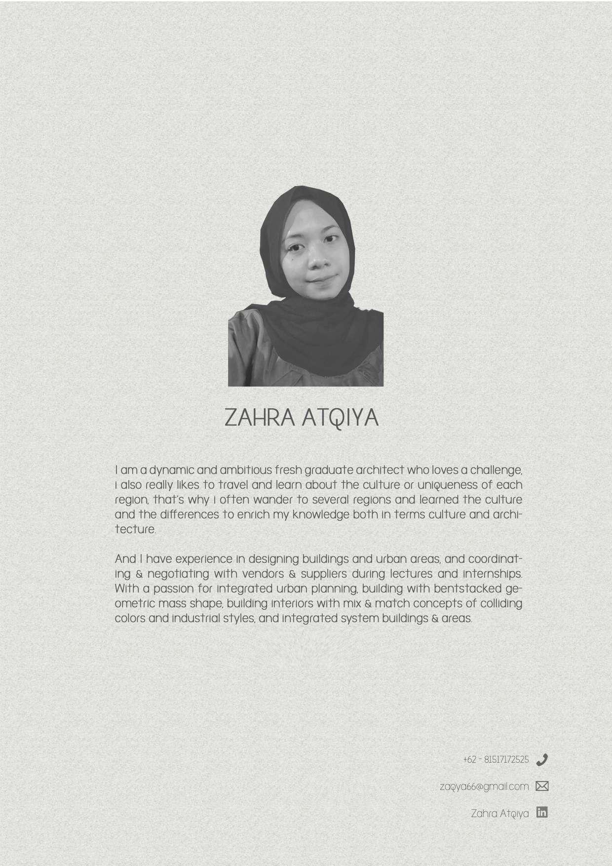 My Architeture Portfolio by Zahra Atqiya - Issuu