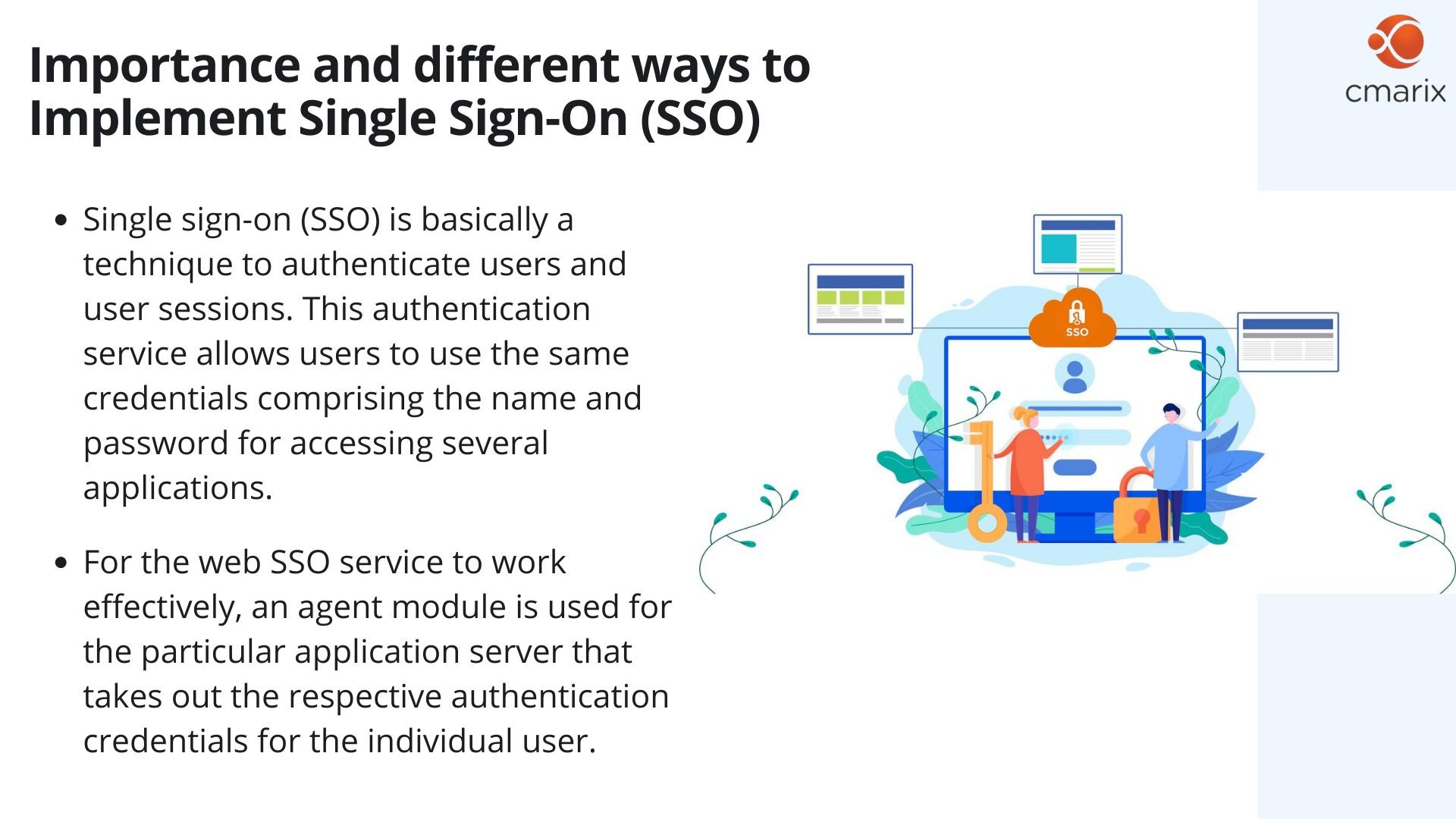 Importance & different ways to Implement Single Sign-On (SSO) by jessica - Issuu