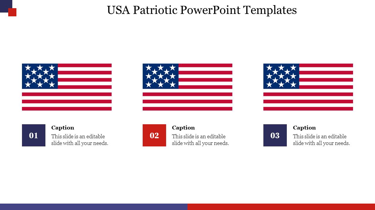 American Flag Powerpoint Background