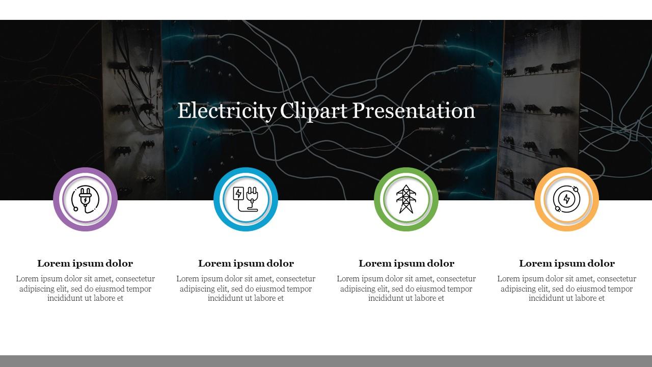 Electrical Backgrounds Powerpoint