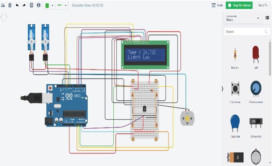 Solar Tracker Using Arduino and Simulation in Tinkercad by IJRASET - Issuu