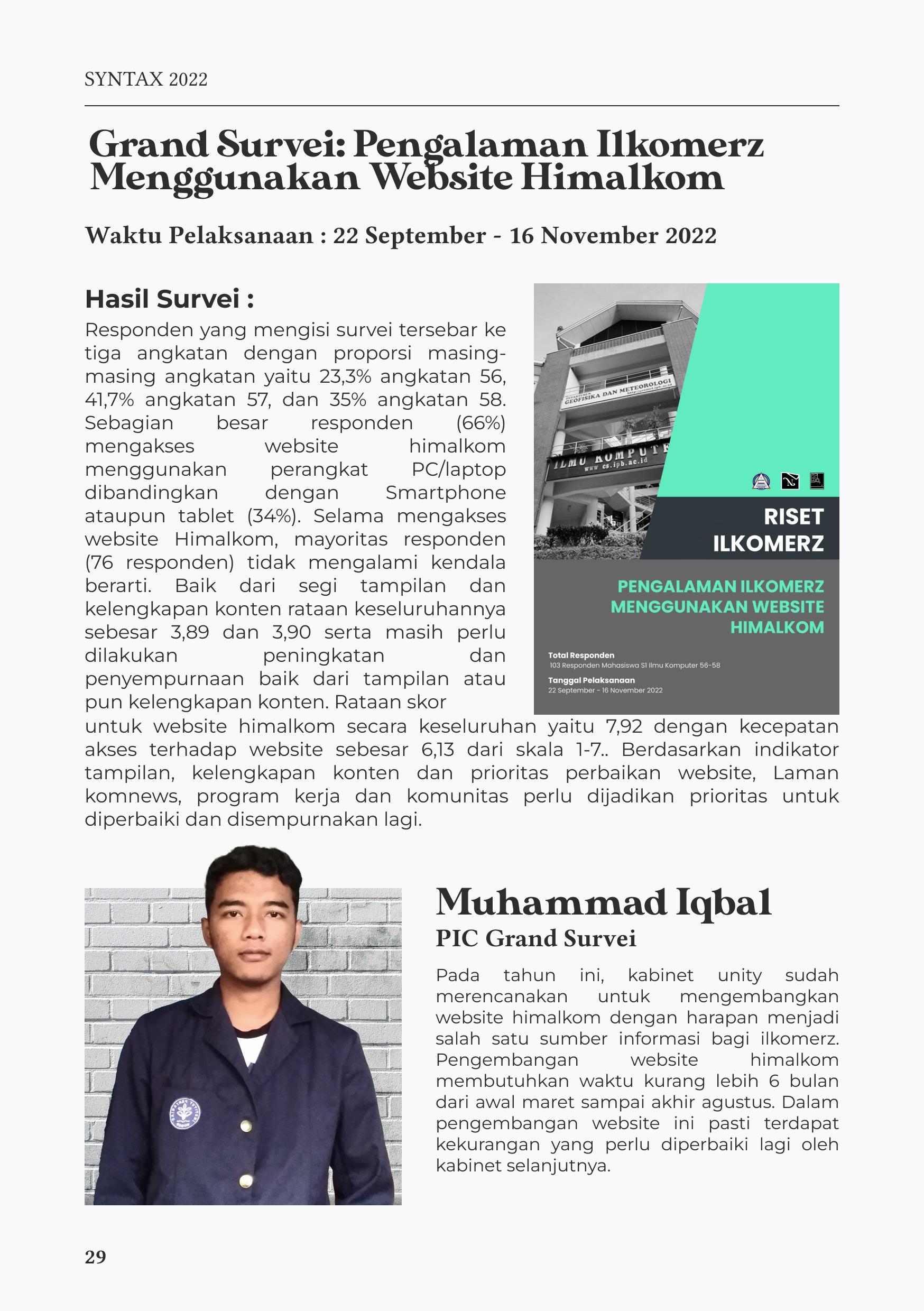 SYNTAX EDISI 08 by Himalkom IPB - Issuu SYNTAX EDISI 08 by Himalkom IPB - Issuu