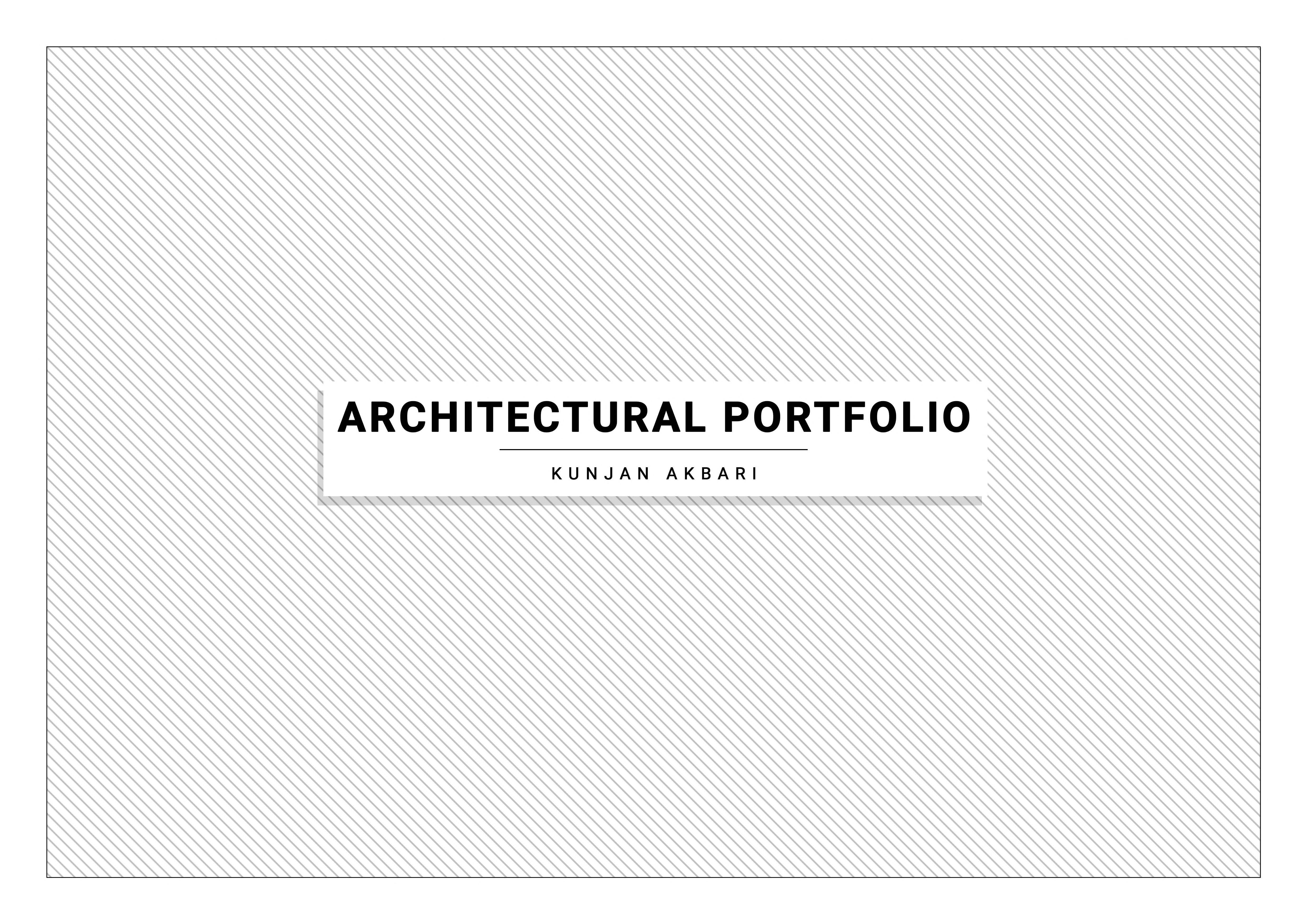 Architectural Portfolio by Kunjan Akbari - Issuu