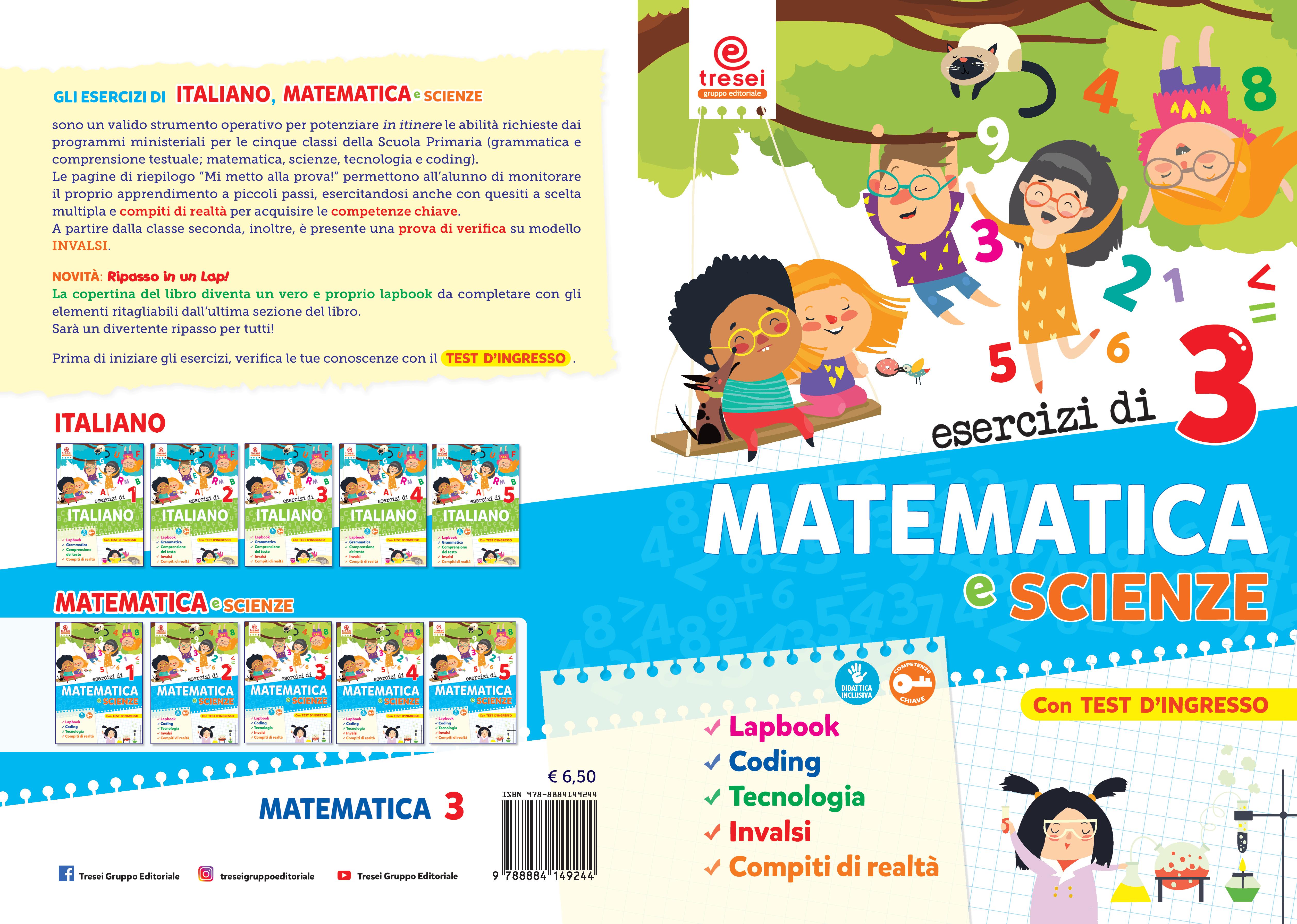 ESERCIZI DI MATEMATICA E SCIENZE - classe 3a by Tresei Gruppo ...