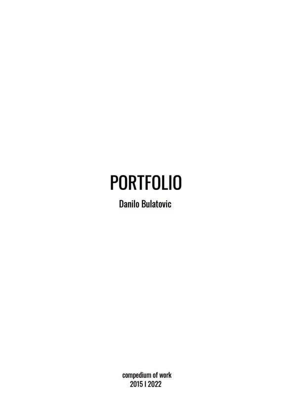 Portfolio by Danilo Bulatović - Issuu
