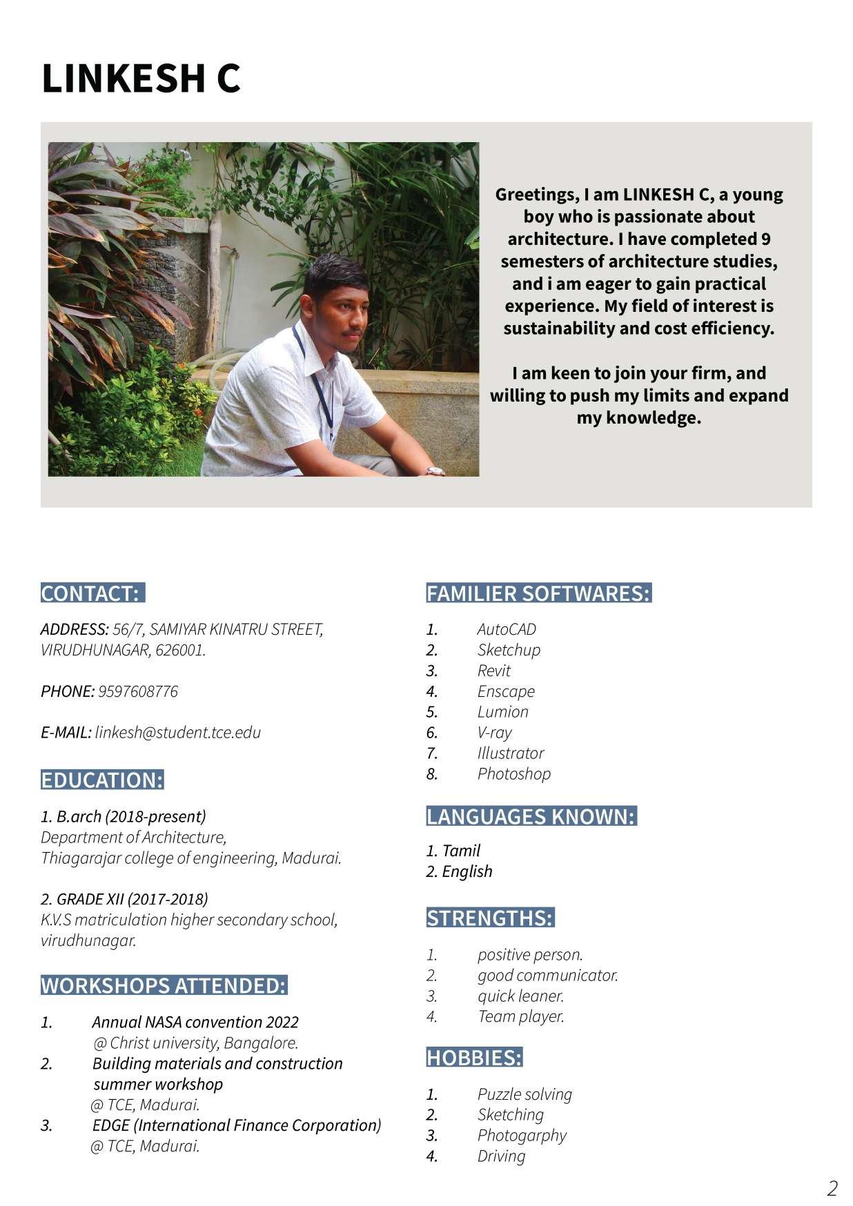 Internship portfolio by linkesh chidambaram - Issuu