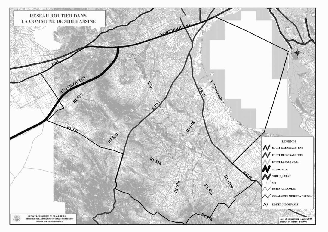 Réfléchir la transition entre la ville de Sidi Hessine et la sebkha d ...