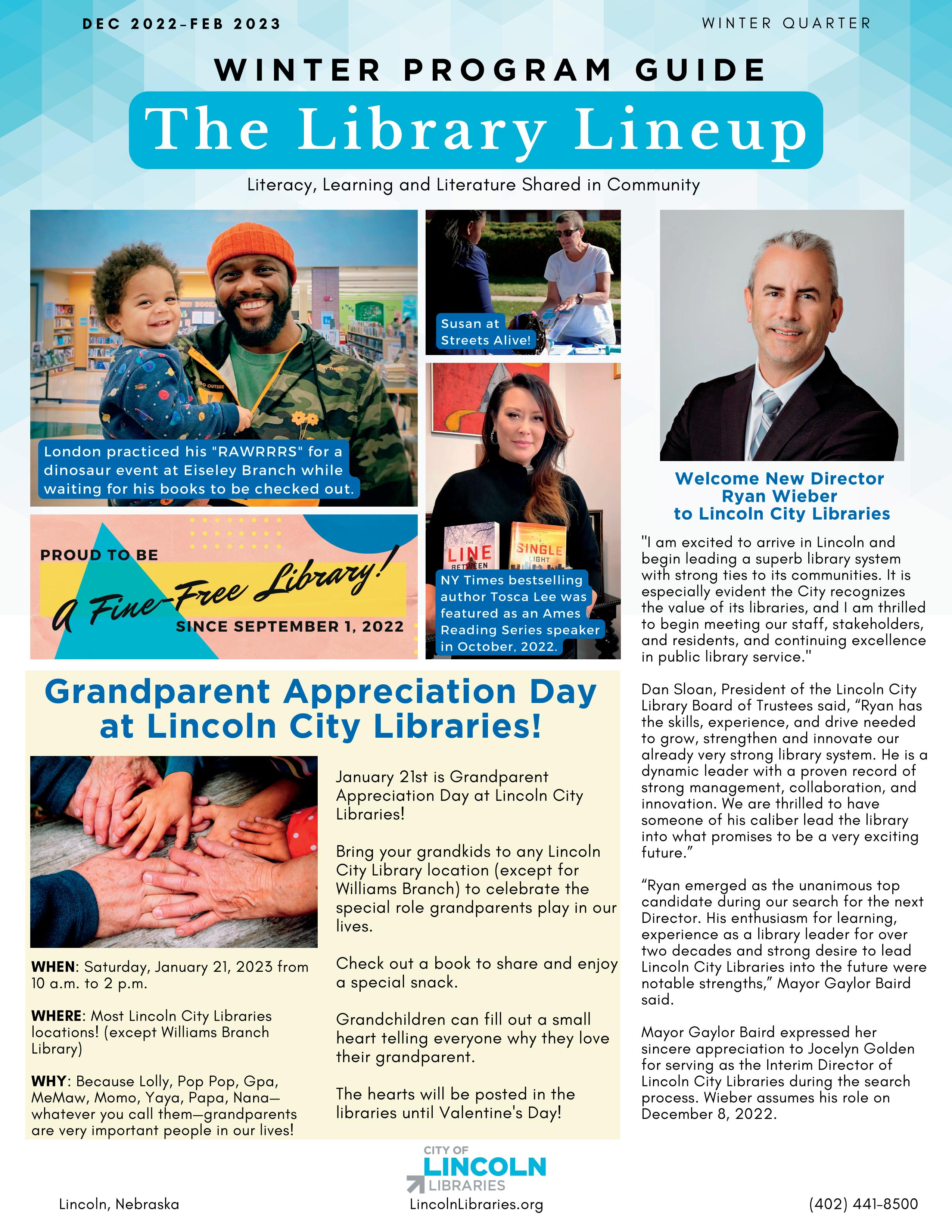 The Library Lineup | LNKLibraries Winter Program Guide by ... The Library Lineup | LNKLibraries Winter Program Guide by ...