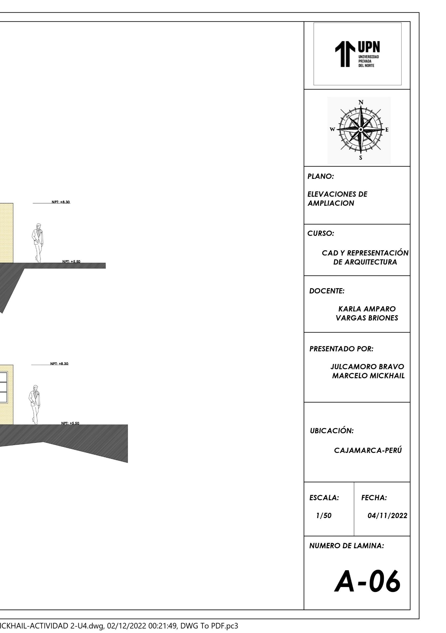 PORTAFOLIO UPN CAD Y REPRESENTACION DE ARQUITECTURA by Marcelo ...
