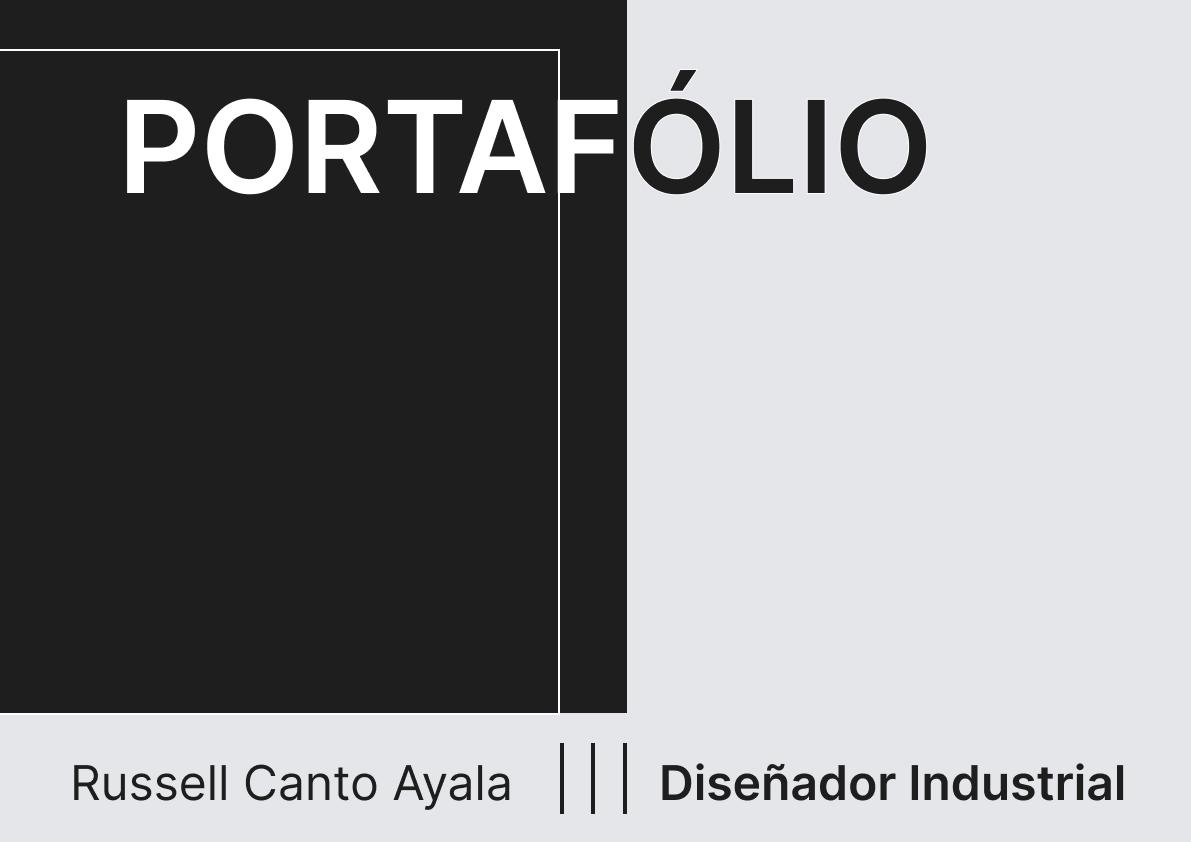 Portafolio - Russell Canto - Diseño Industrial by RUSSELL AARON CANTO AYALA - Issuu