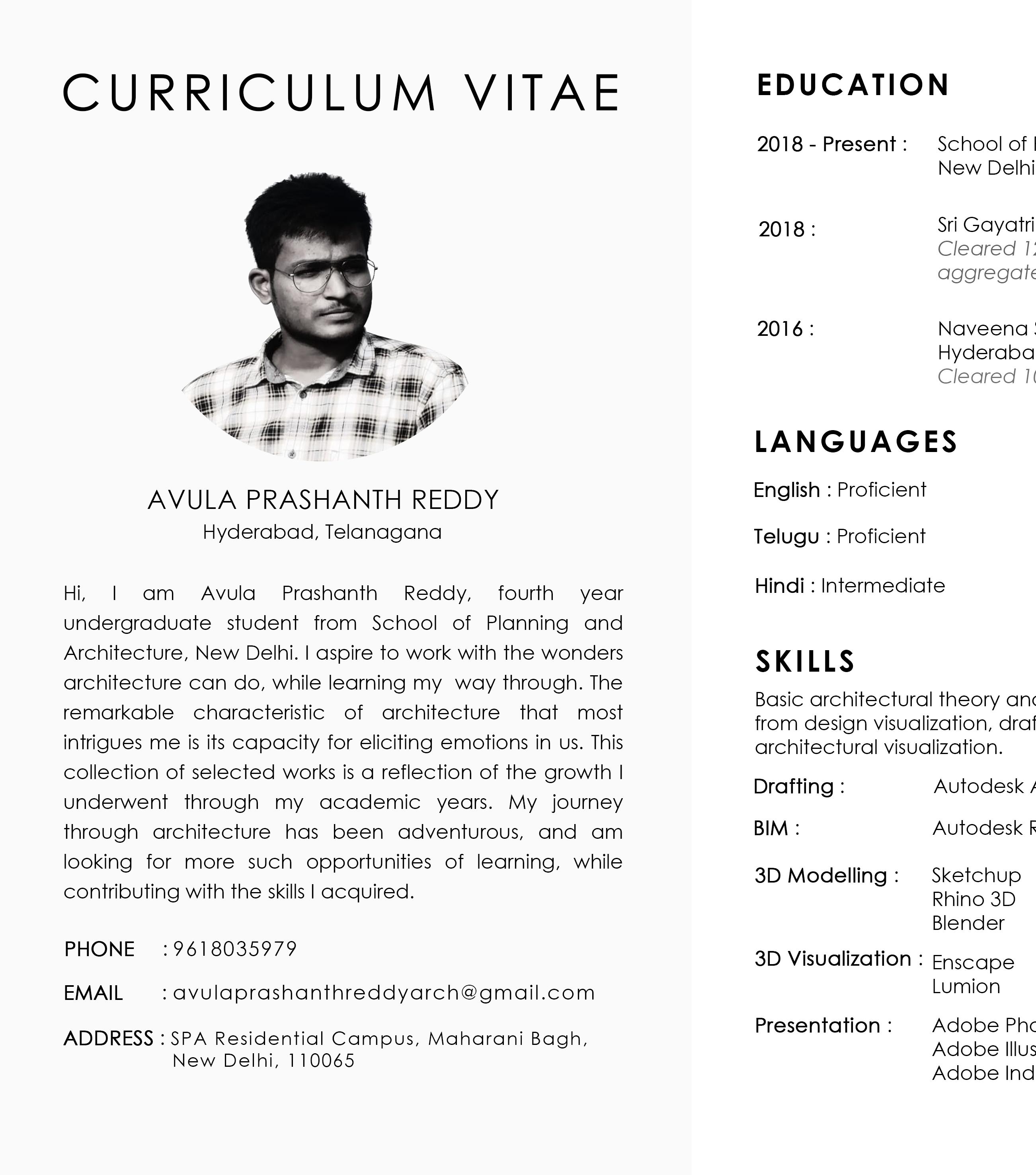 Avula Prashanth Reddy - Architecture Portfolio 2022 by Avula Prashanth Reddy - Issuu