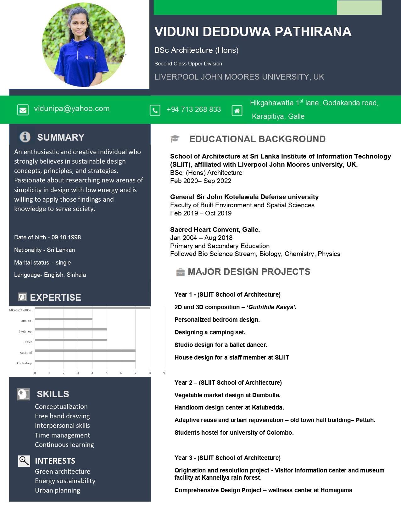 Viduni Pathirana - BSc(Hons) Architecture - Year 03 - 2022 by SLIIT School of Architecture - Issuu