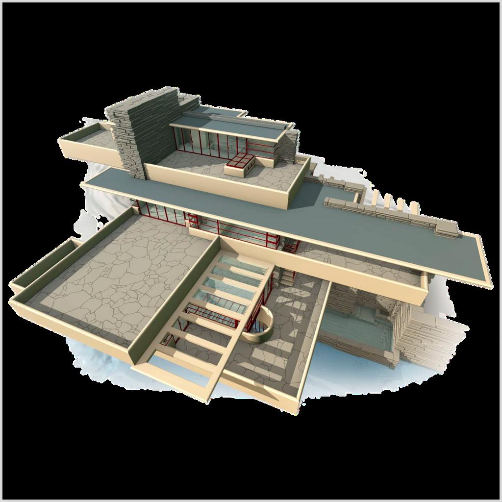 Fallingwater House - Frank Lloyd Wrigth | THAU III - Unifacisa 2022.1 ...