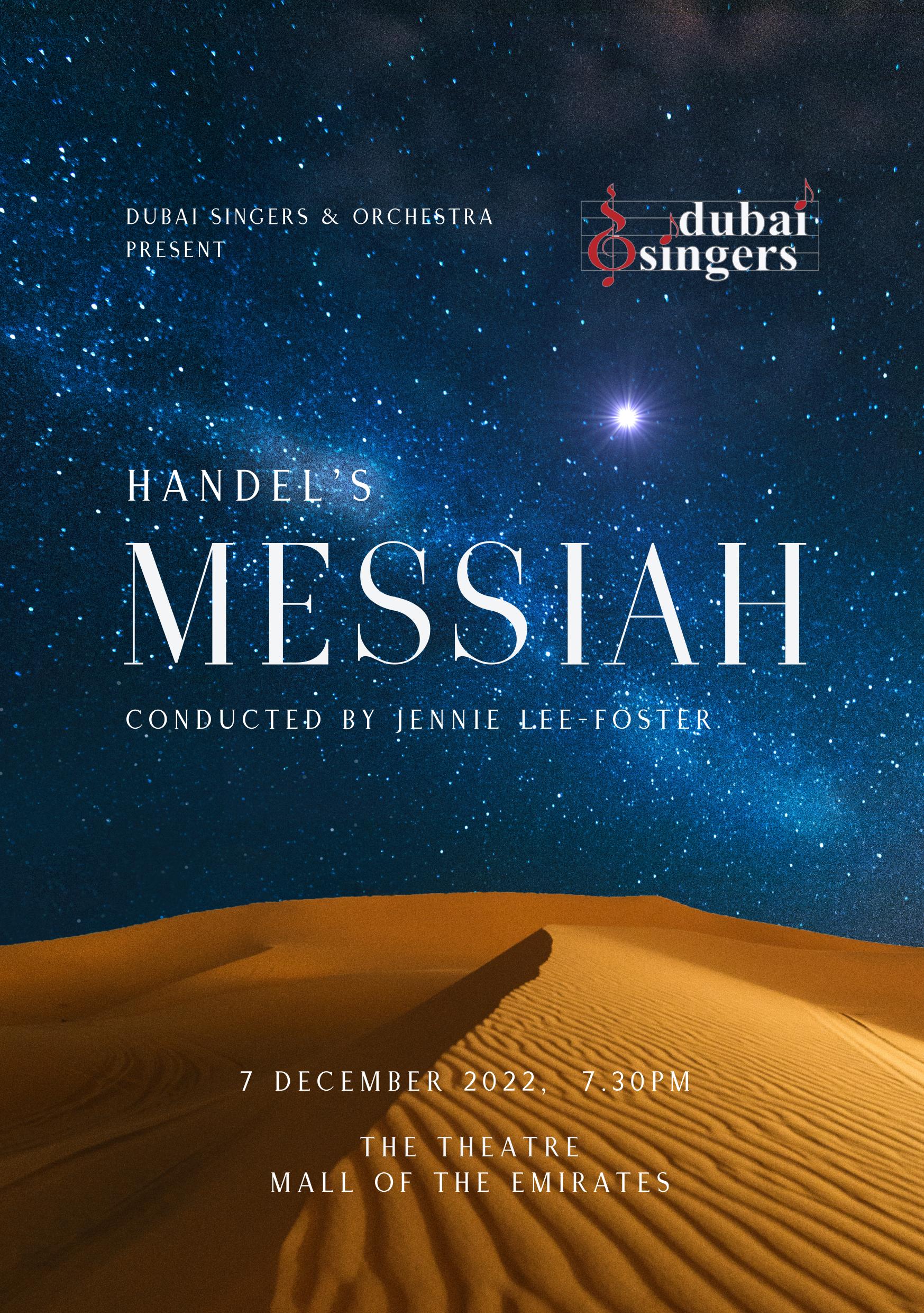 Dubai Singers Messiah December 2022 by Charlotte Reynolds - Issuu