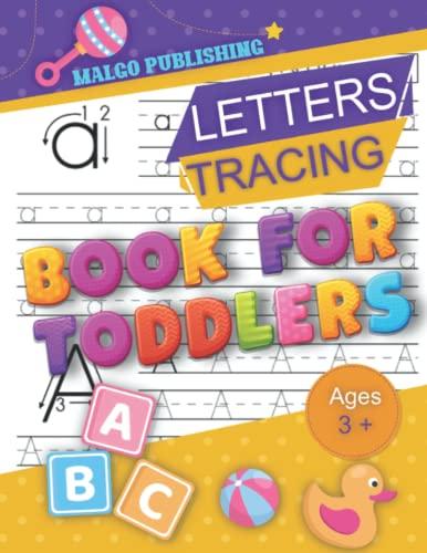 Letters Tracing Book for Toddlers: Practice Alphabet Numbers and Shapes ...