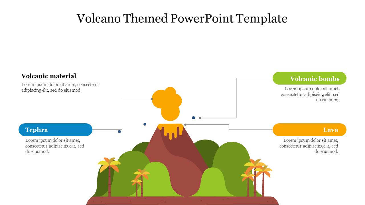 Volcano Powerpoint Template