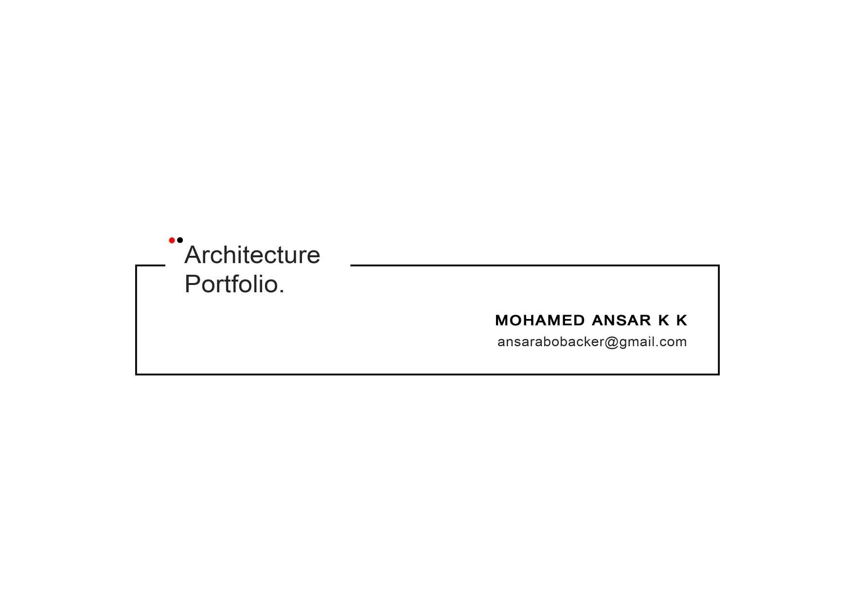 ANSAR PORTFOLIO by ANSAR ABOOBACKER - Issuu