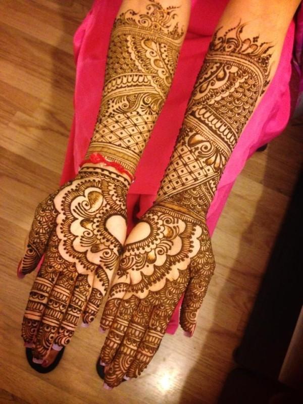 Bridal Henna Designs For Full Hands