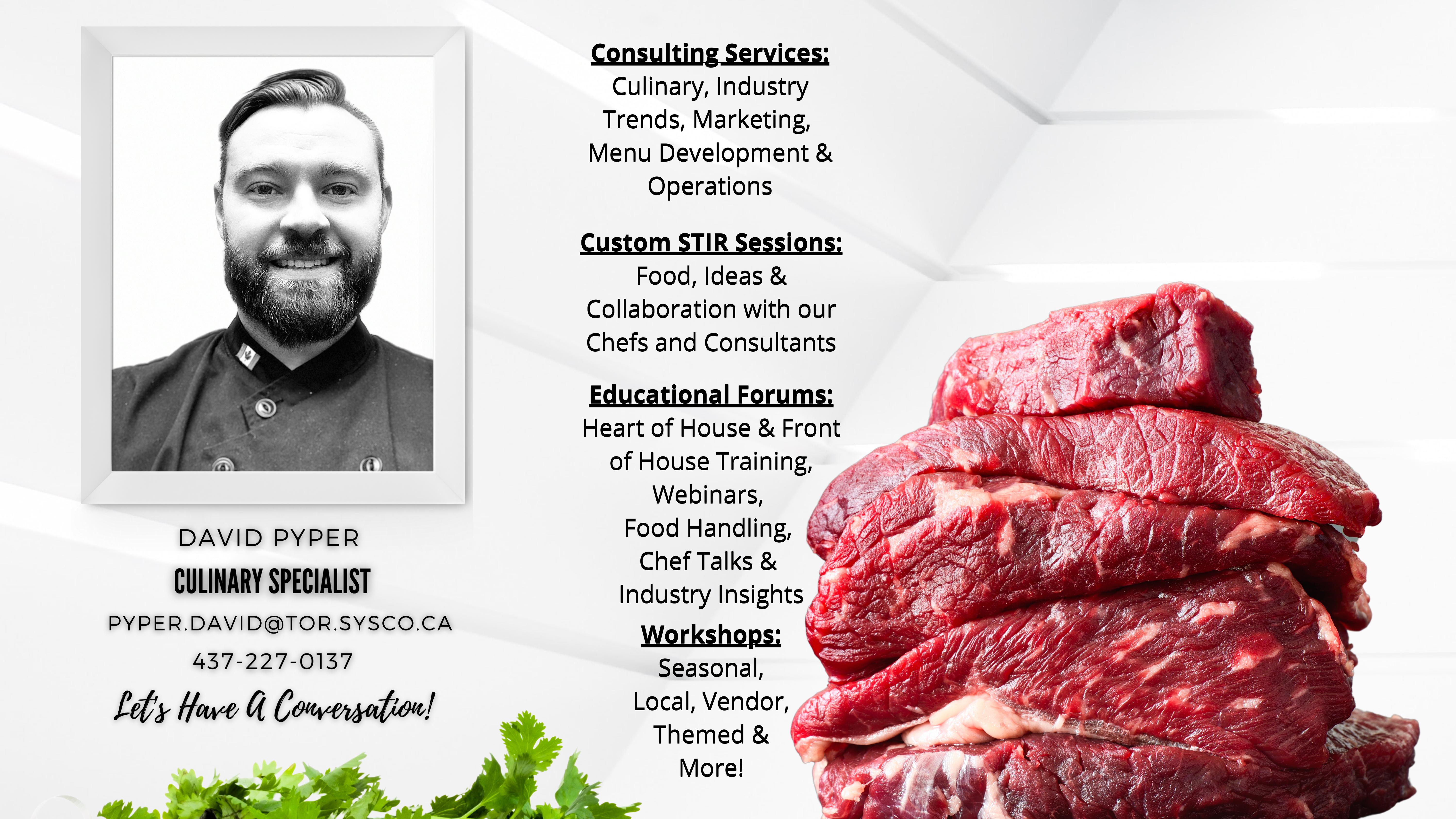 Union Social Menu Spec Sheets by Sysco Canada - Issuu